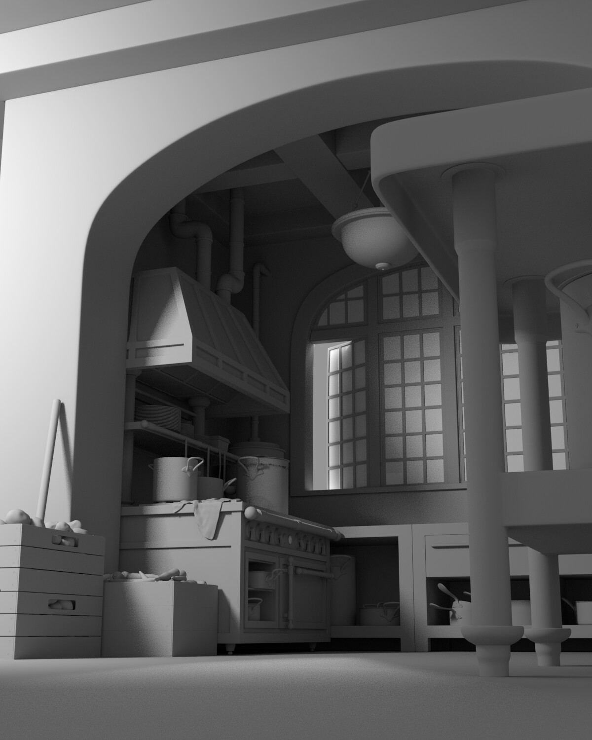 ArtStation - Ratatouille's kitchen