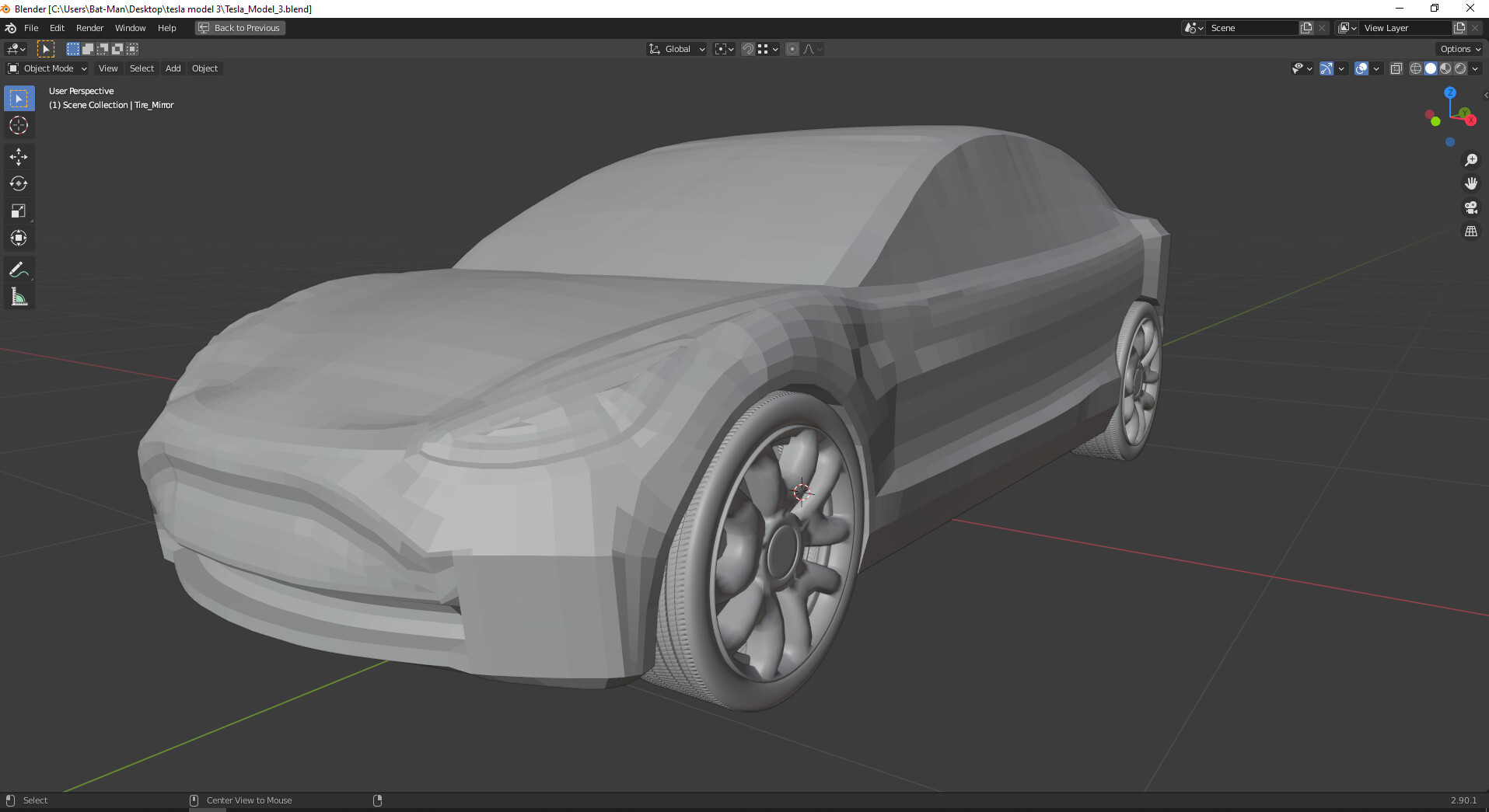 ArtStation - Tesla Model 3 WIP