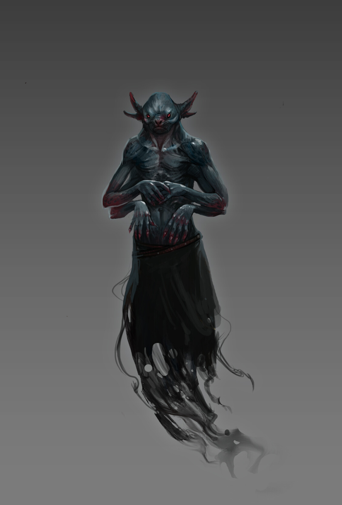 ArtStation - Blue demon