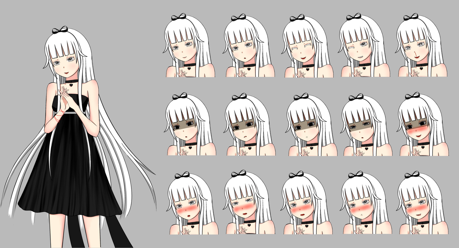 ArtStation - Amy's Visual Novel Character