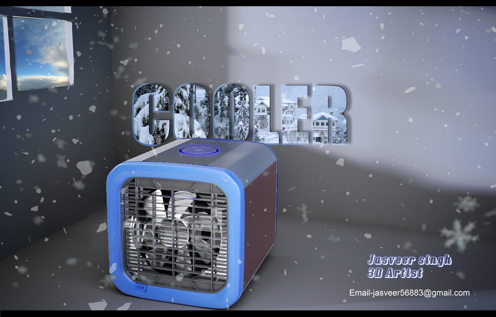 ArtStation - 3d cooler