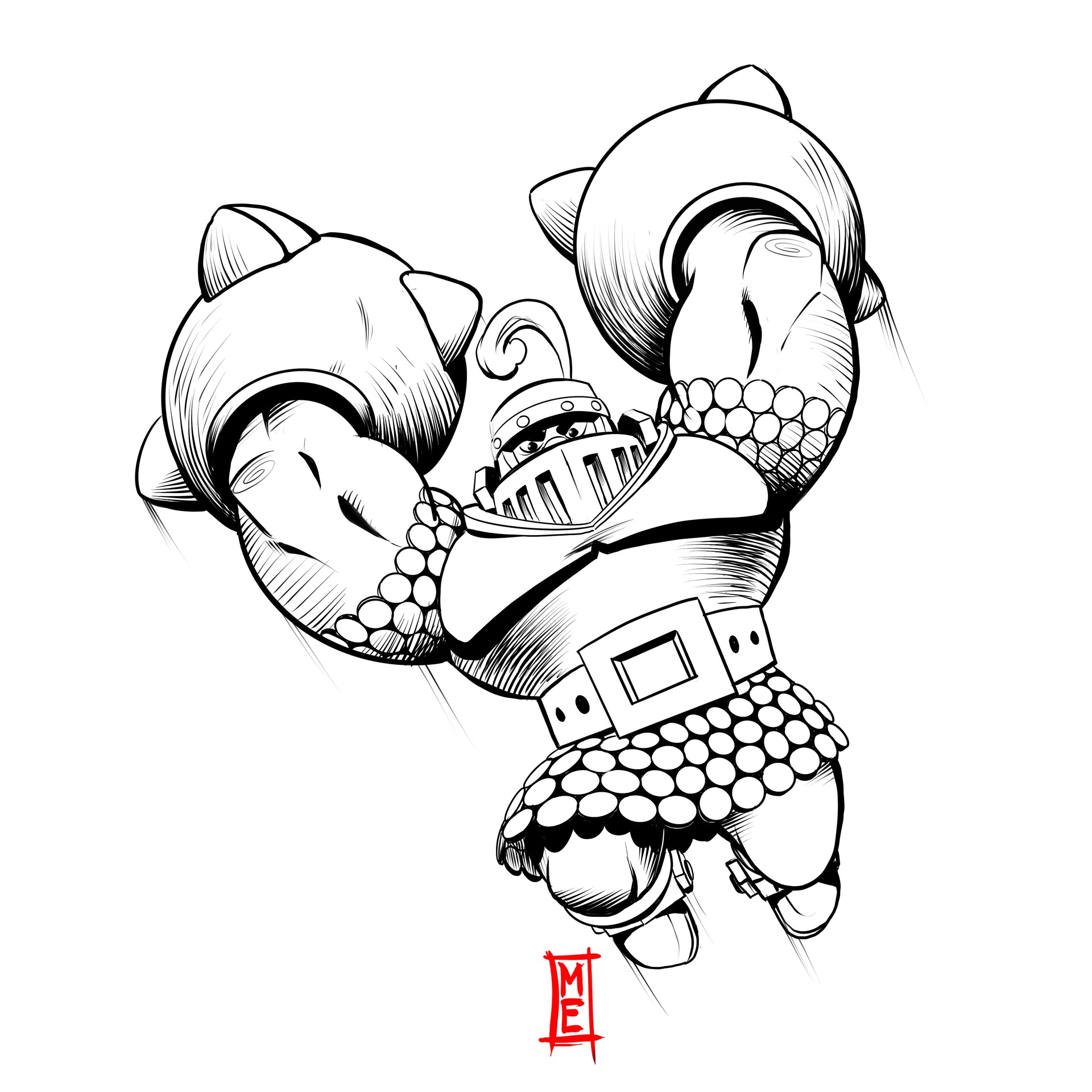 how to draw knight from clash royale