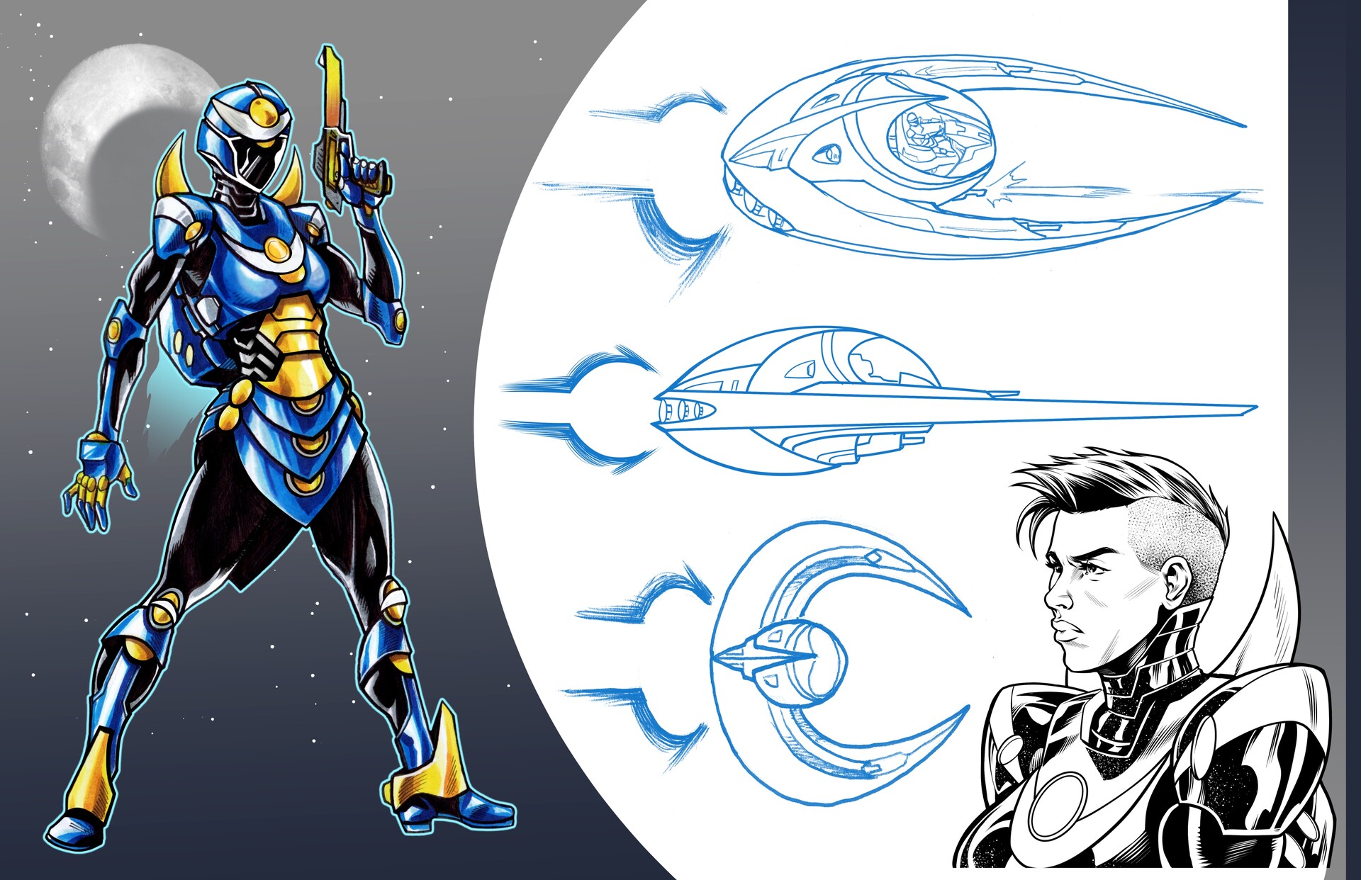 Brian Atkins - Crescent Crusader design