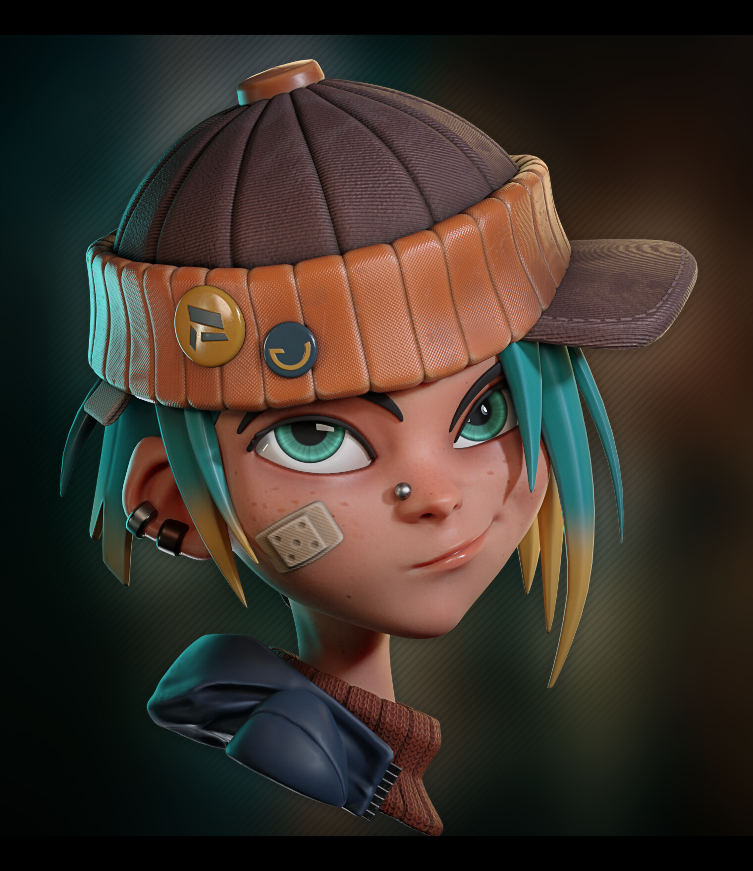 ArtStation - Quick practice Girl bust