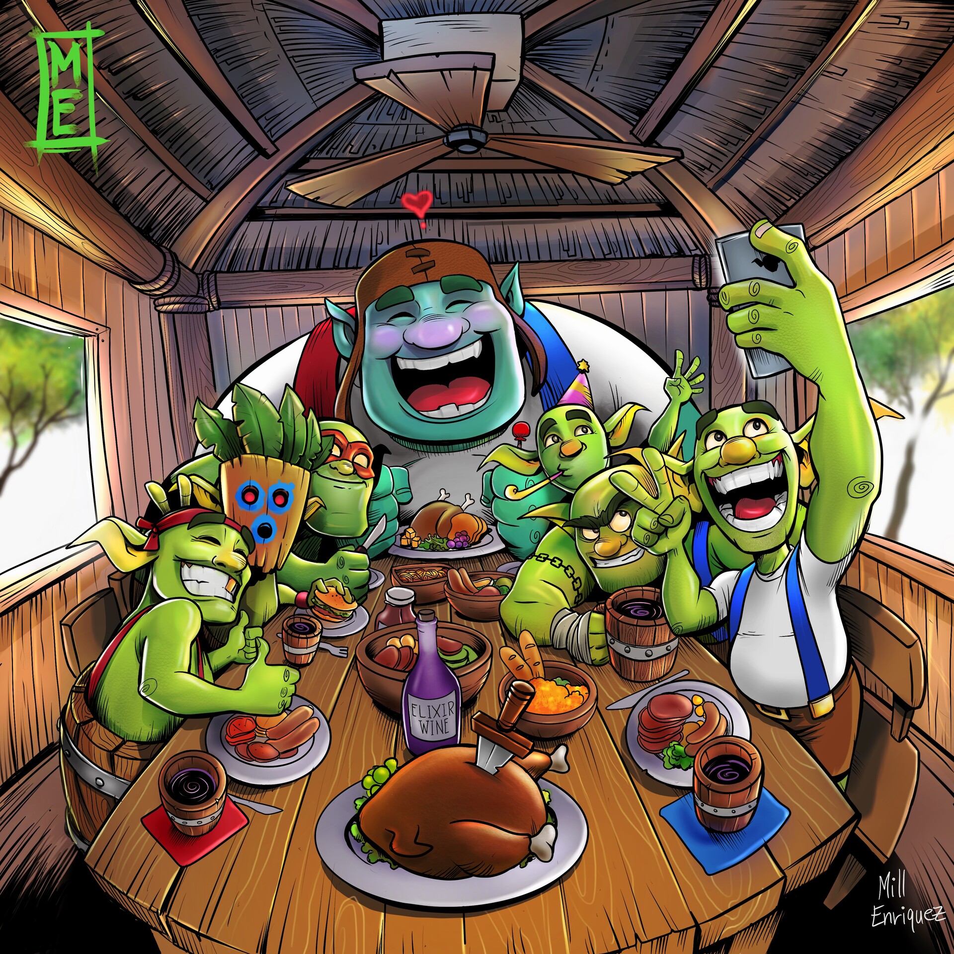 ArtStation - Inside the Goblin Hut