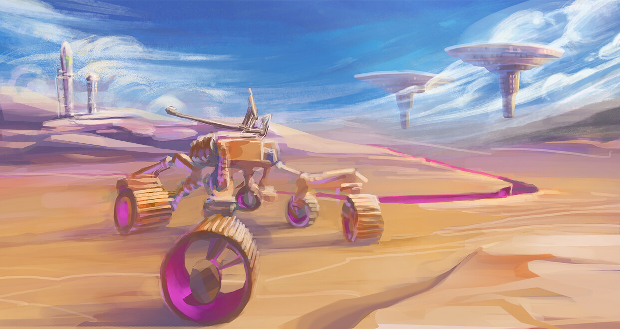ArtStation - Perseverance.Mars