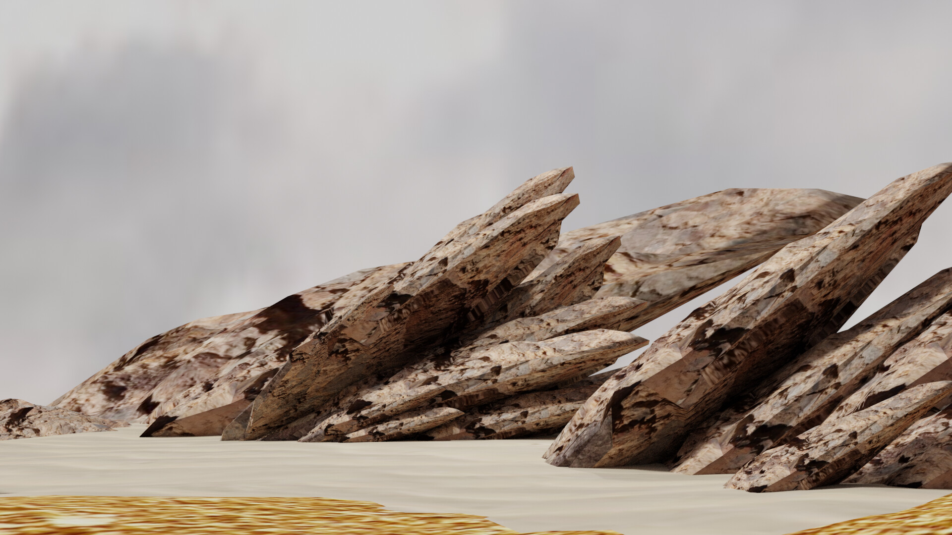 ArtStation - Vasquez Rocks (Star Trek Kirk Rock)