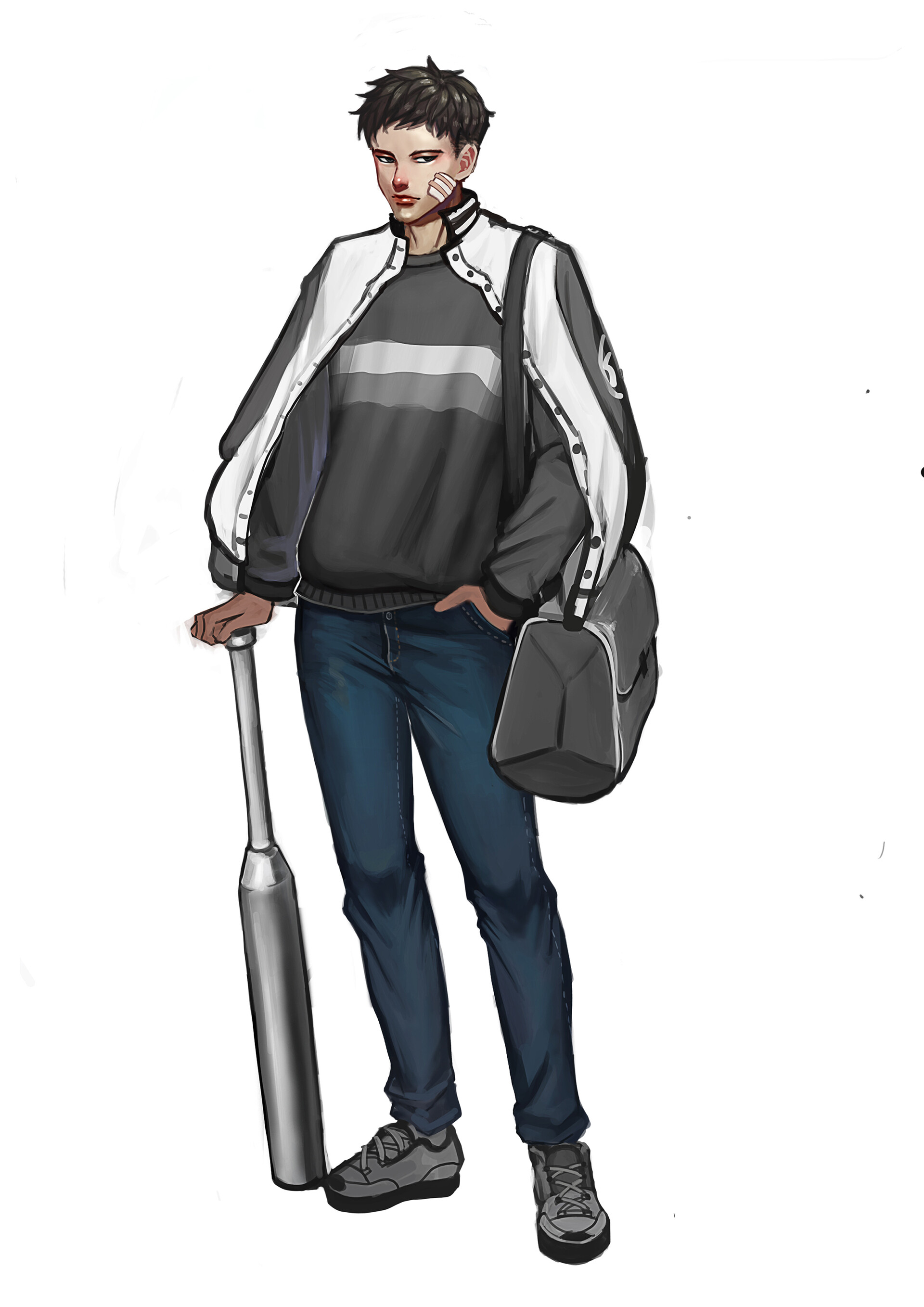 ArtStation - Baseball man