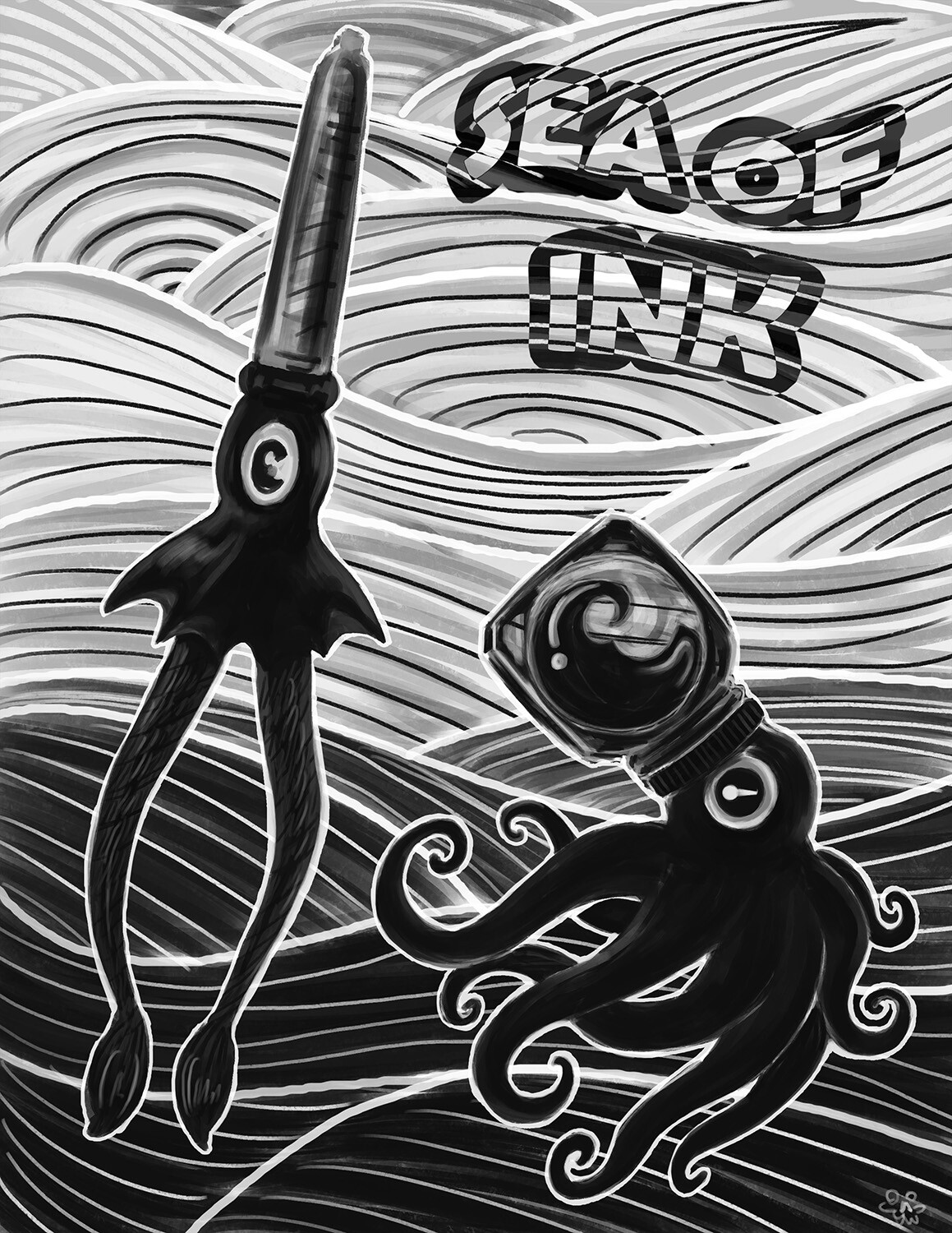 ArtStation - Sea of Ink