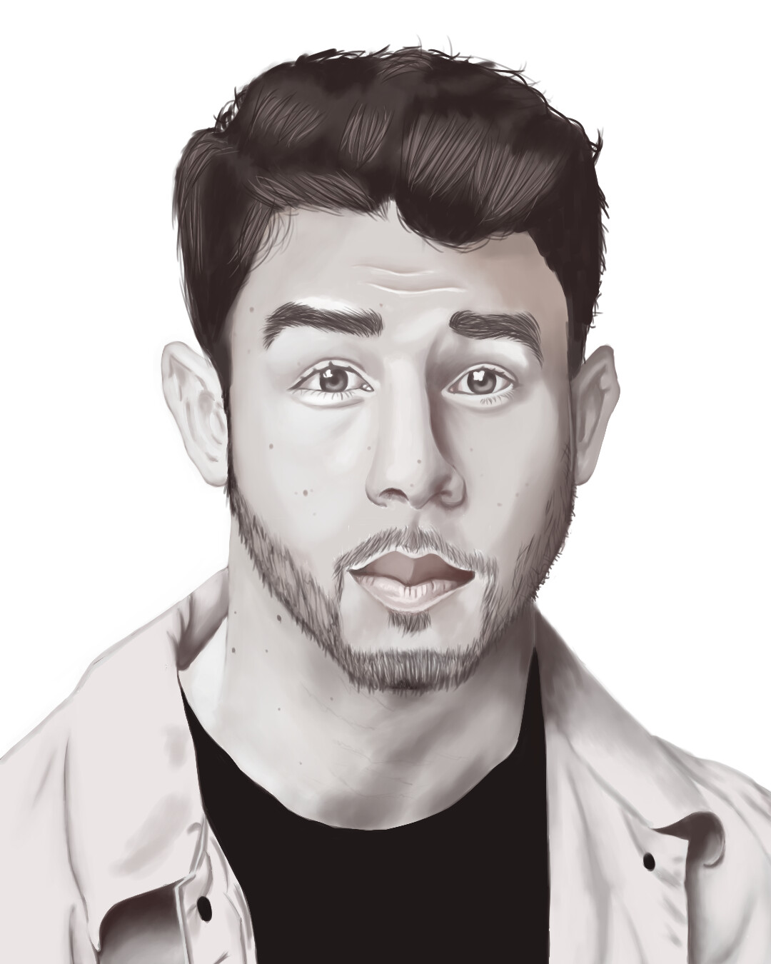 Nick Jonas Cartoon Drawing