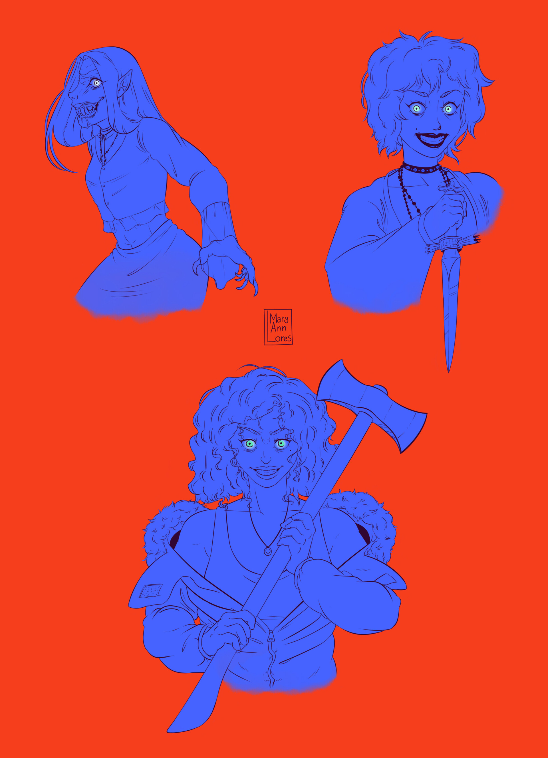 ArtStation - Horror Ladies