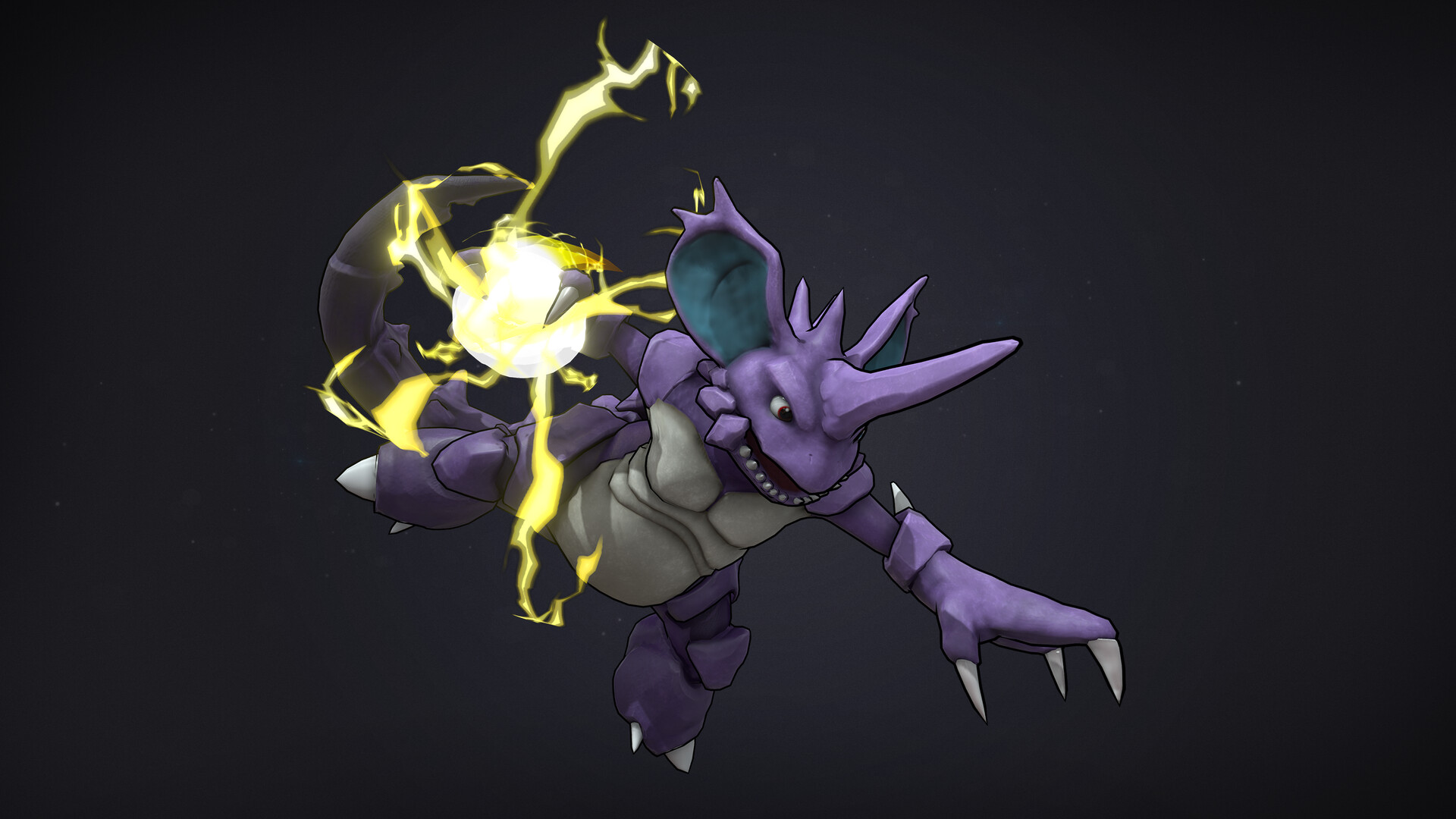 ArtStation - Nidoking - Pokémon