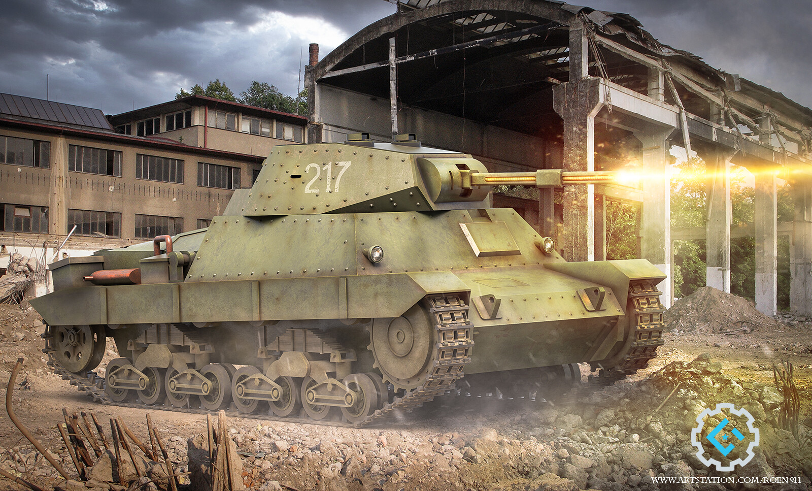 Antonis (rOEN911) Karidis - Gaddis Gaming - P-40 Heavy tank