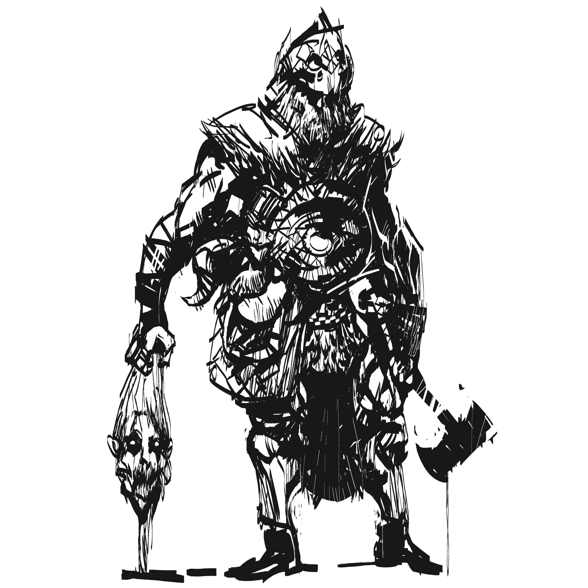 ArtStation - heavy ink sketches