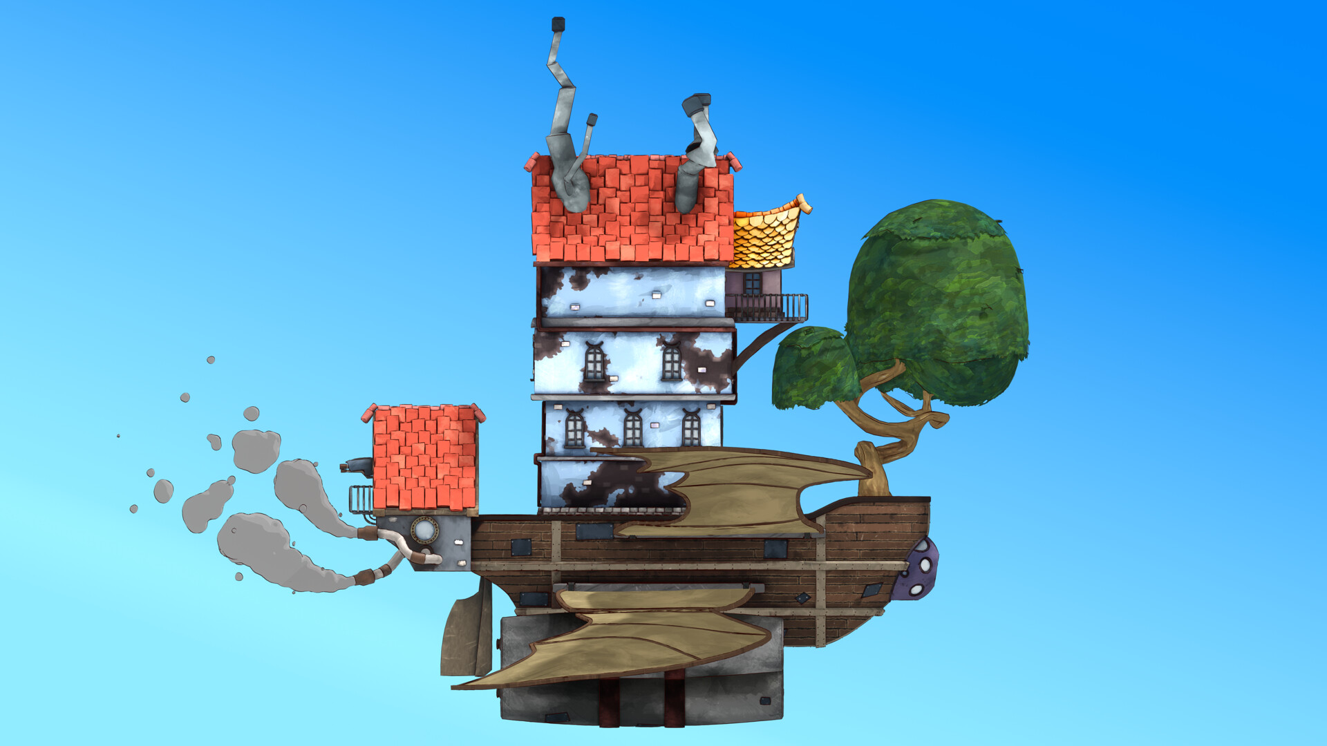 Hugo De Groote - Flying Boat [Stylized]