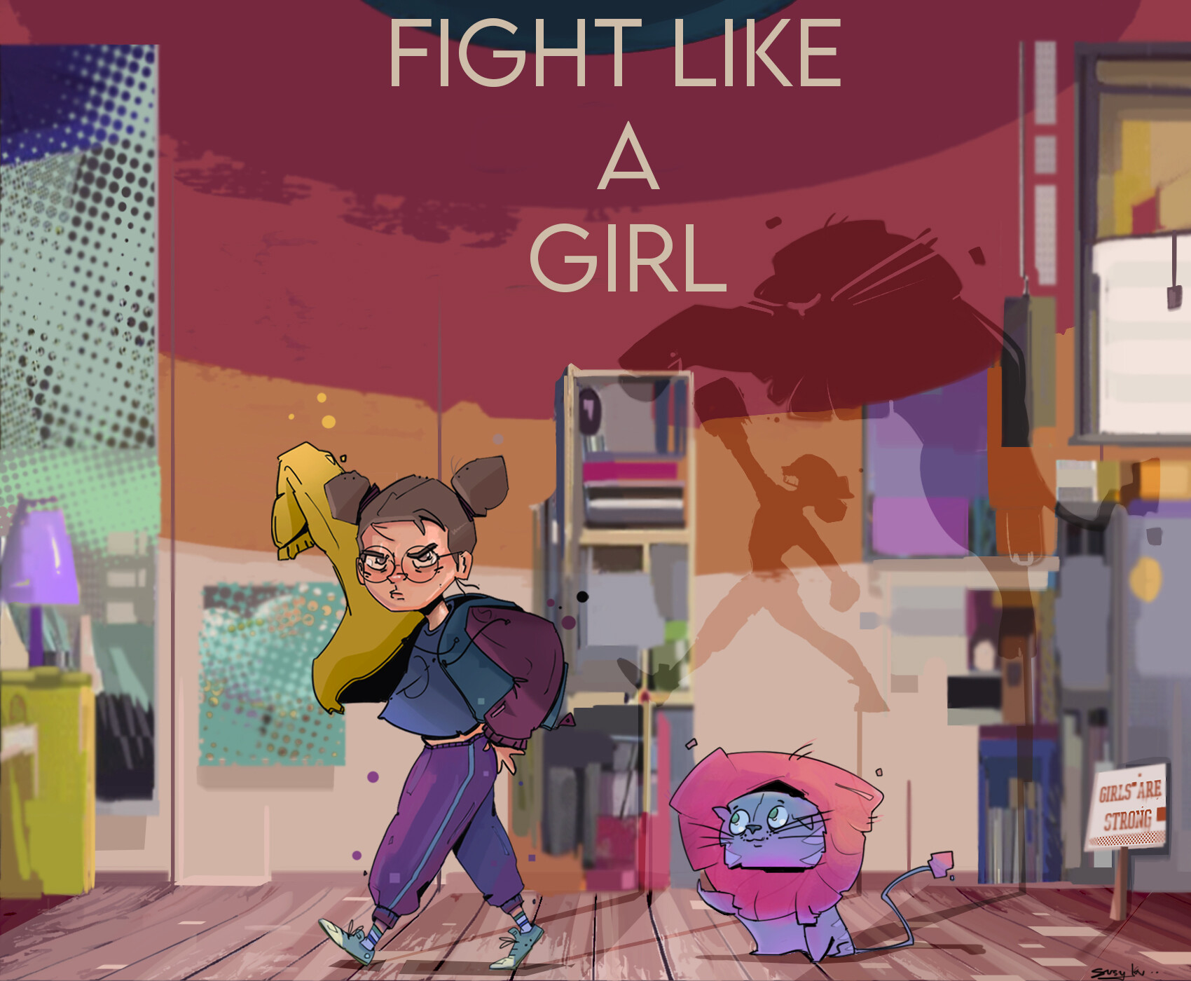 ArtStation - FIGHT LIKE A GIRL