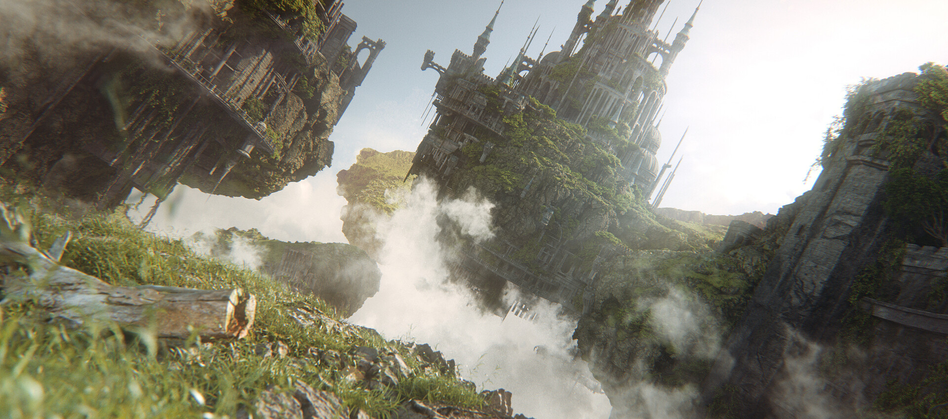 Hirokazu Yokohara - The ruins at the end of a floating continent