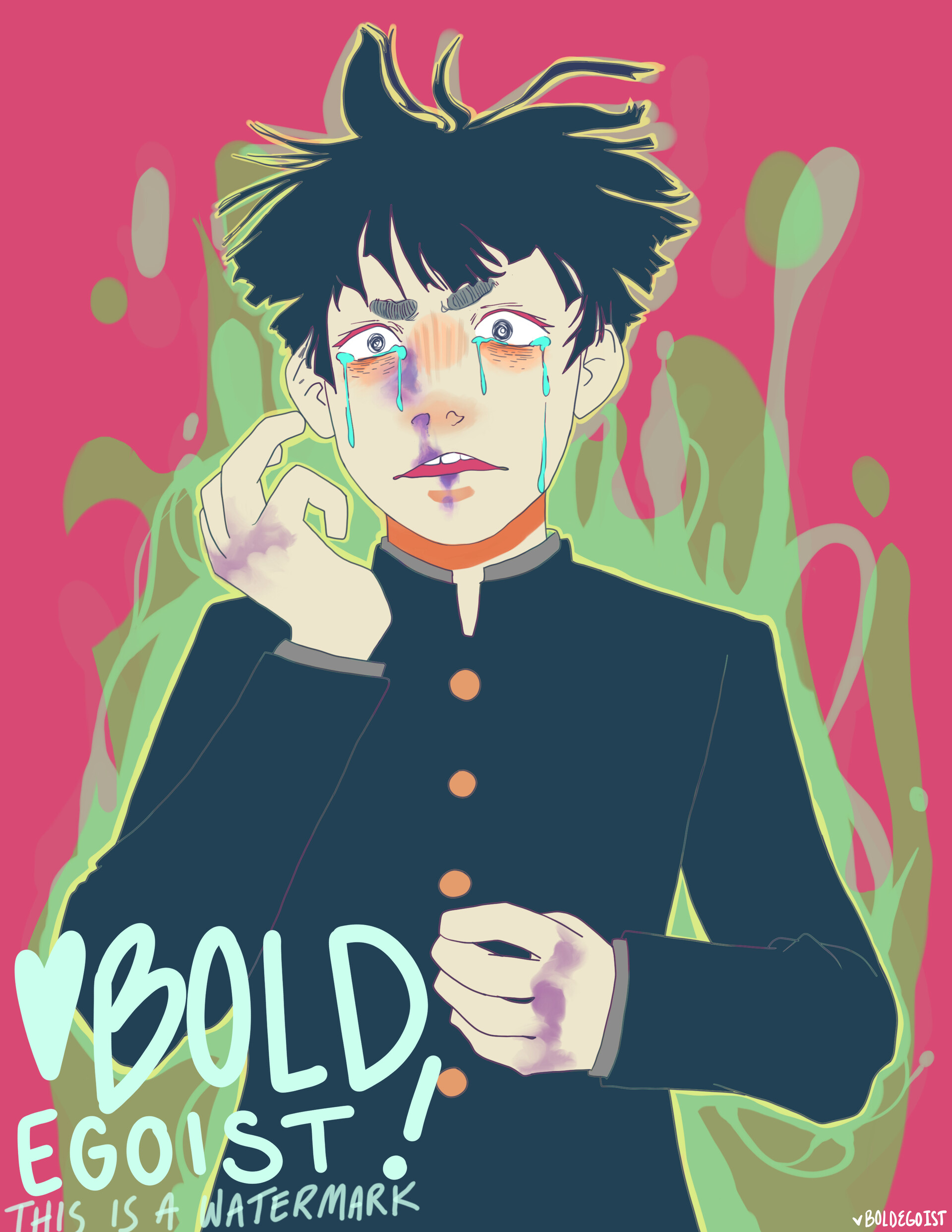 ArtStation - Mob Psycho Print!
