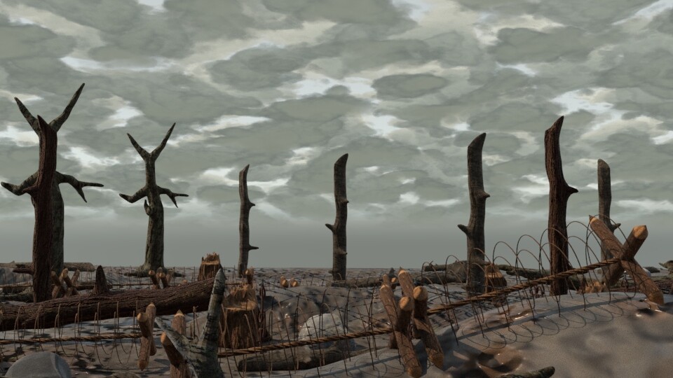 how to draw no mans land