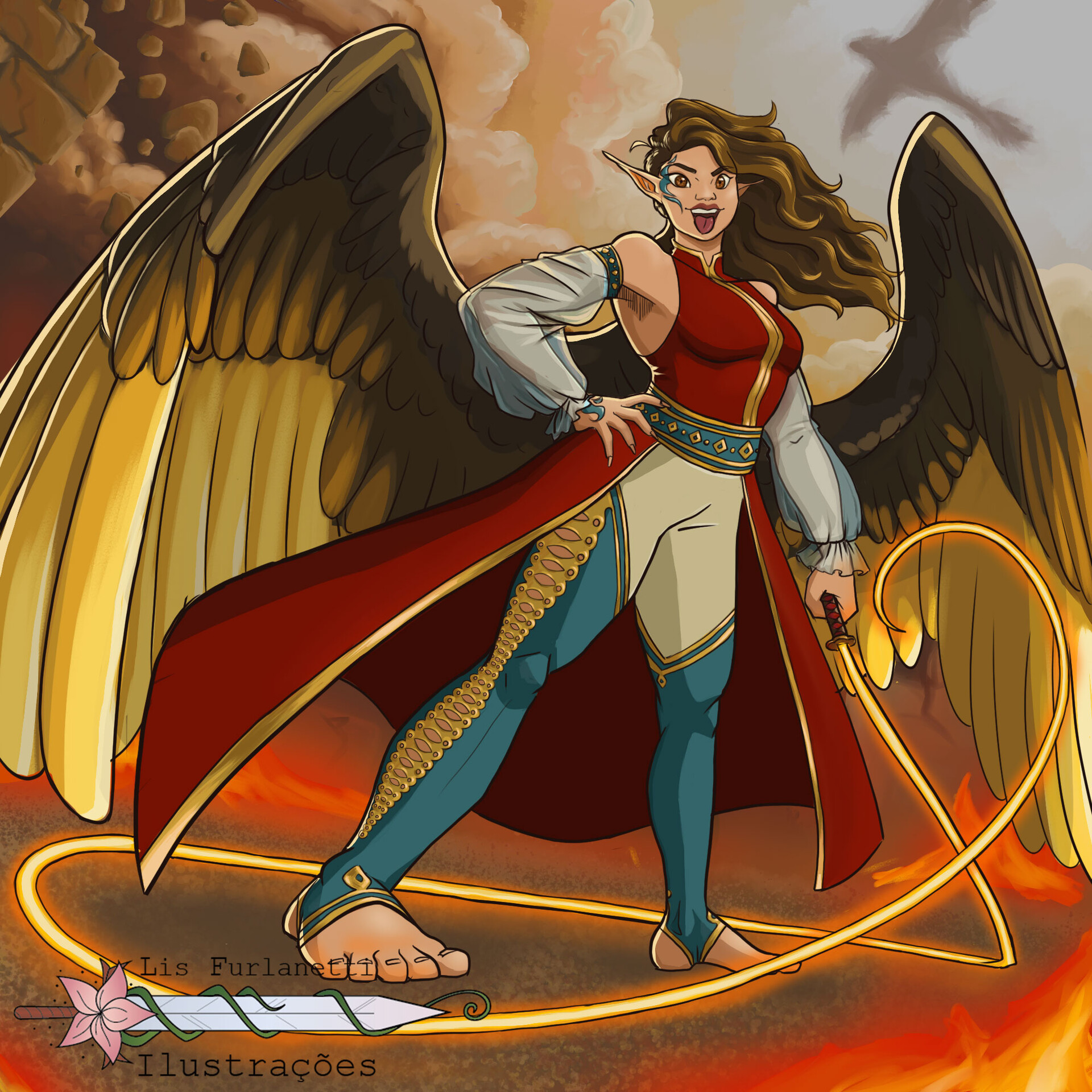ArtStation - Kayla, Heroína da Profecia / Kayla, Hero of the Prophecy