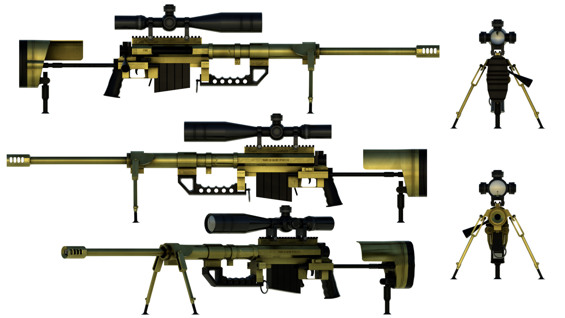 ArtStation - M200 Sniper