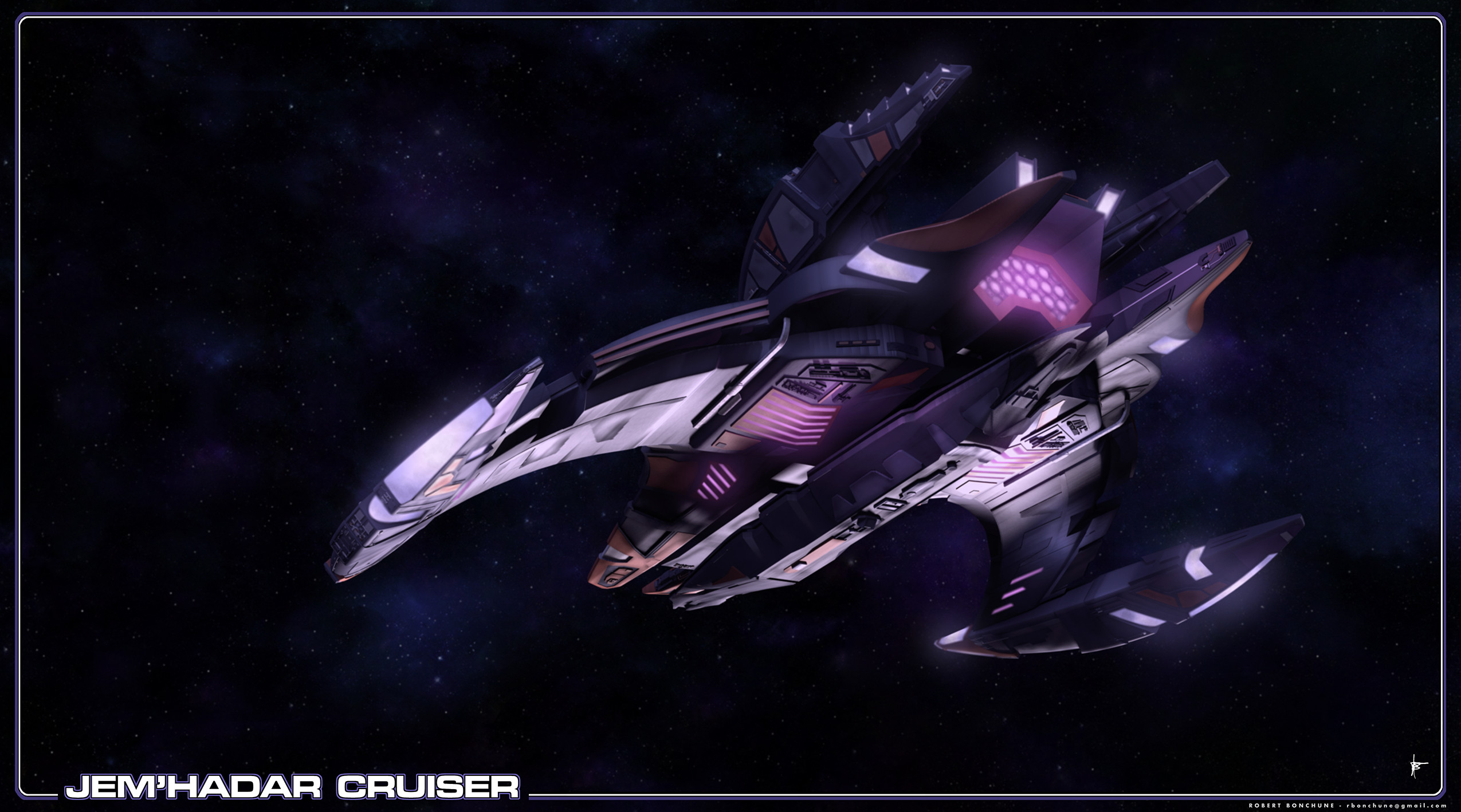Robert Bonchune - Jem'Hadar Cruiser (Star Trek: Deep Space Nine)