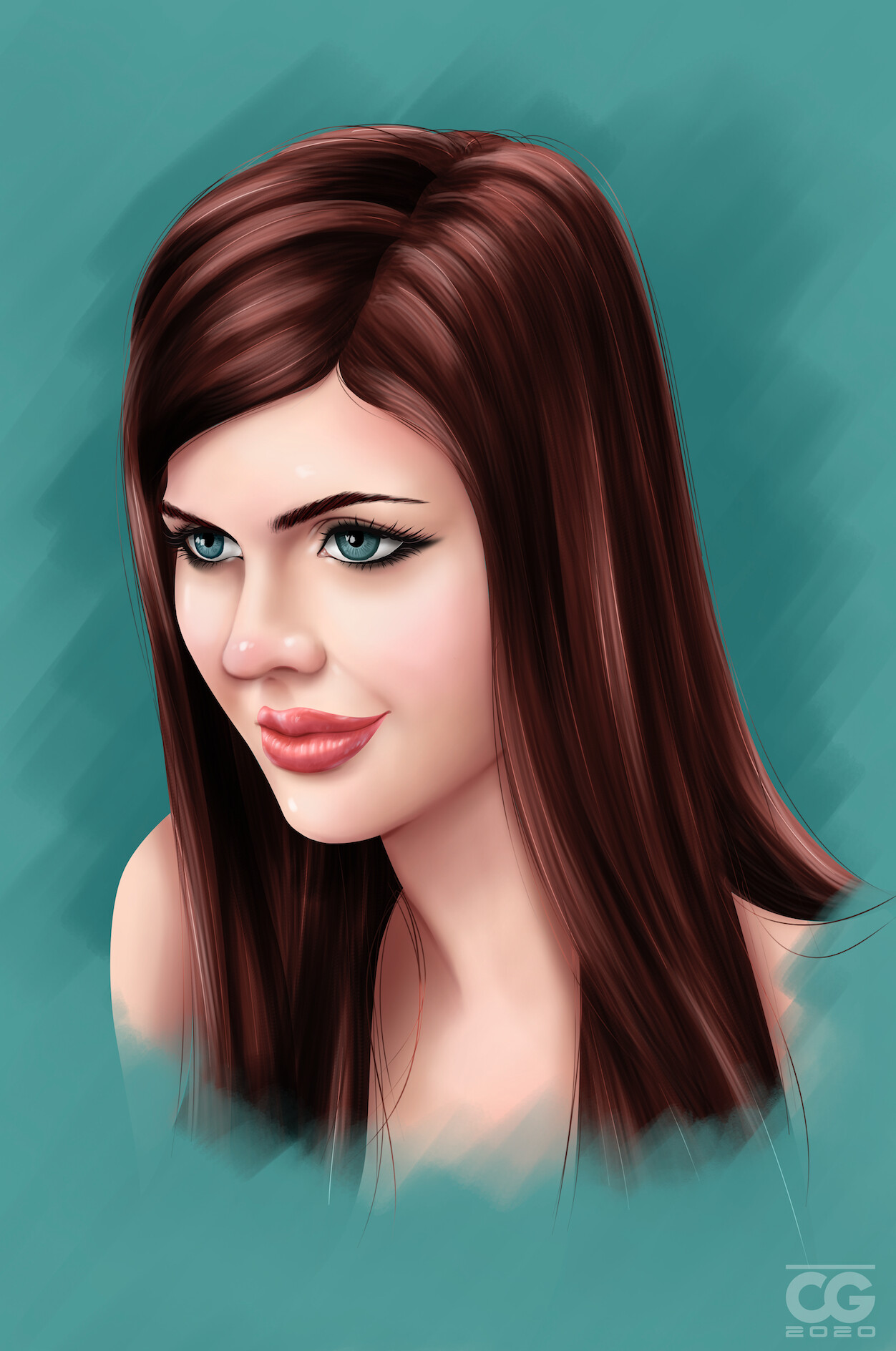 ArtStation - ALEXA PORTRAIT STUDY ANATOMY