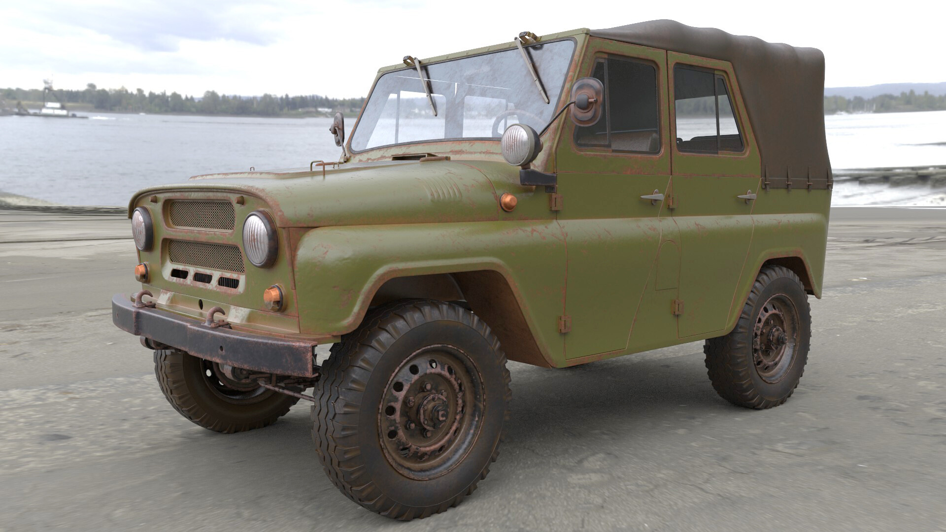 ArtStation - UAZ 469