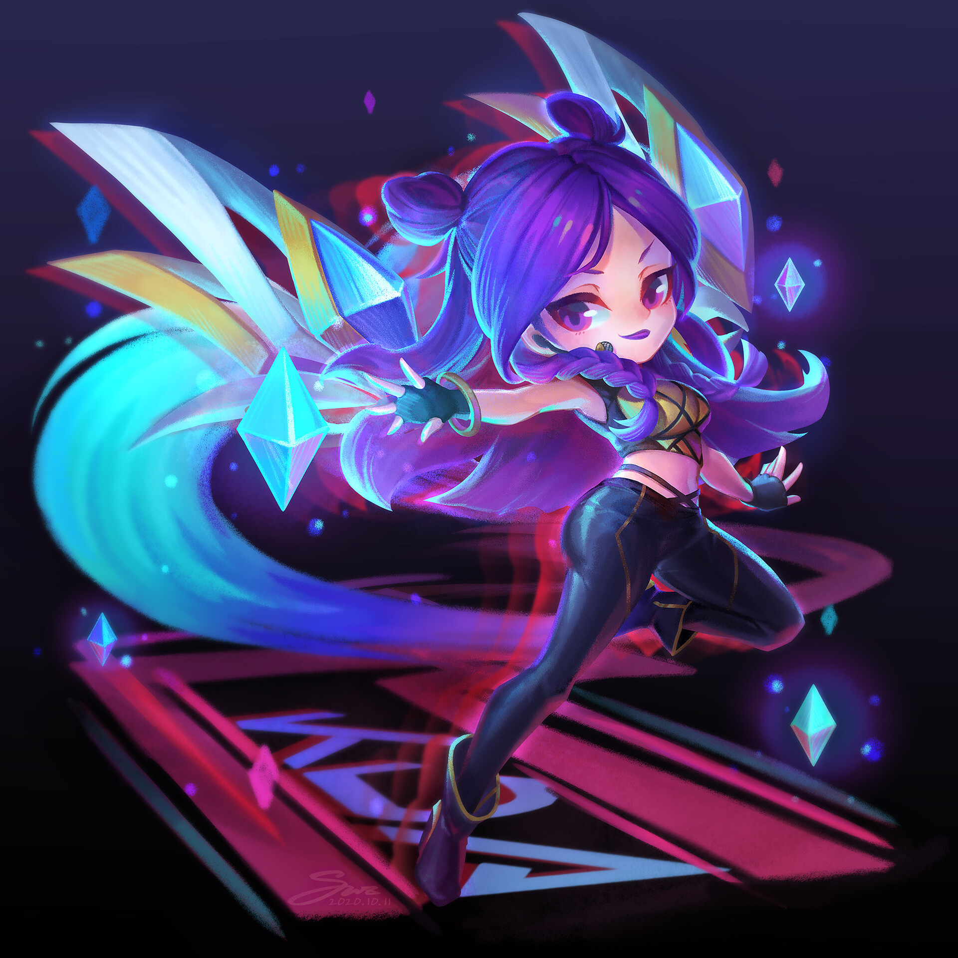 ArtStation - 【LOL】KDA-Kaisa(1/4)