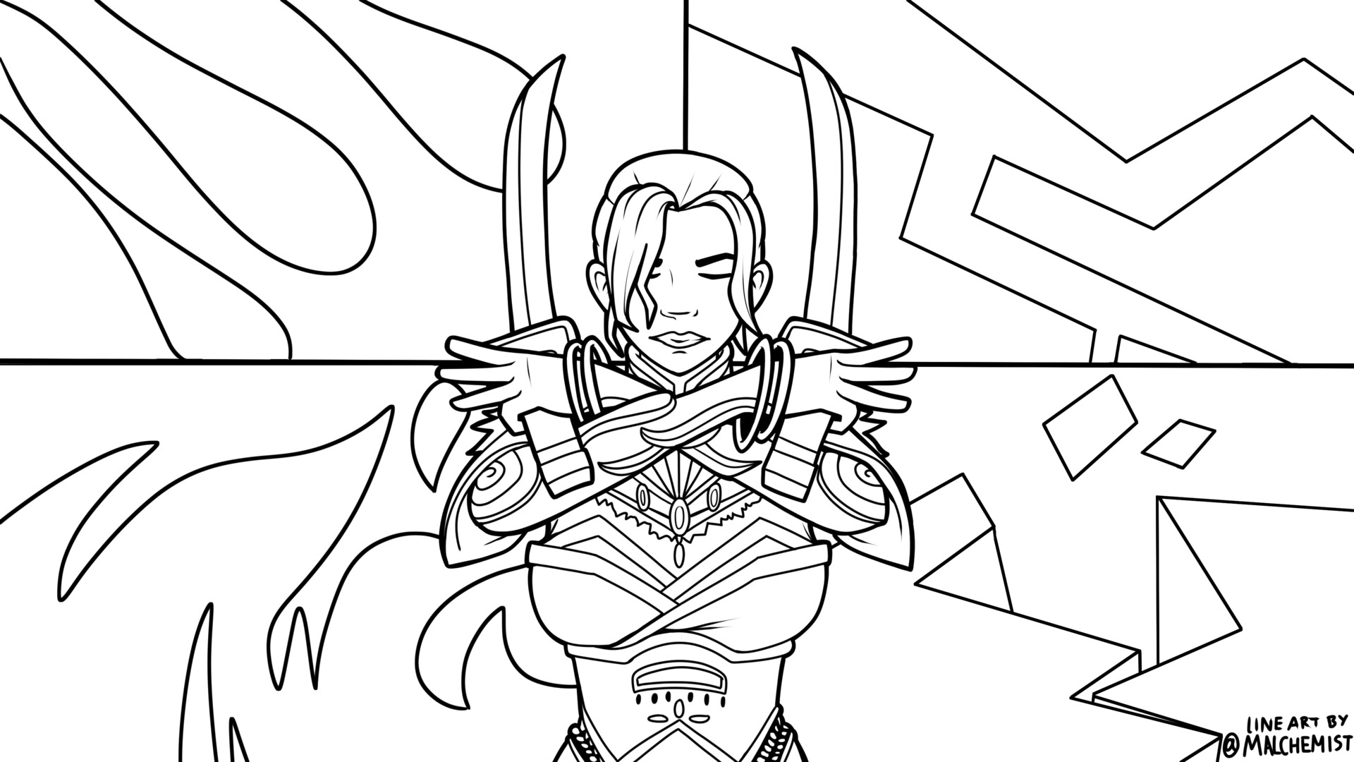 Mal Chemist - Coloring Pages Twitter Campaign