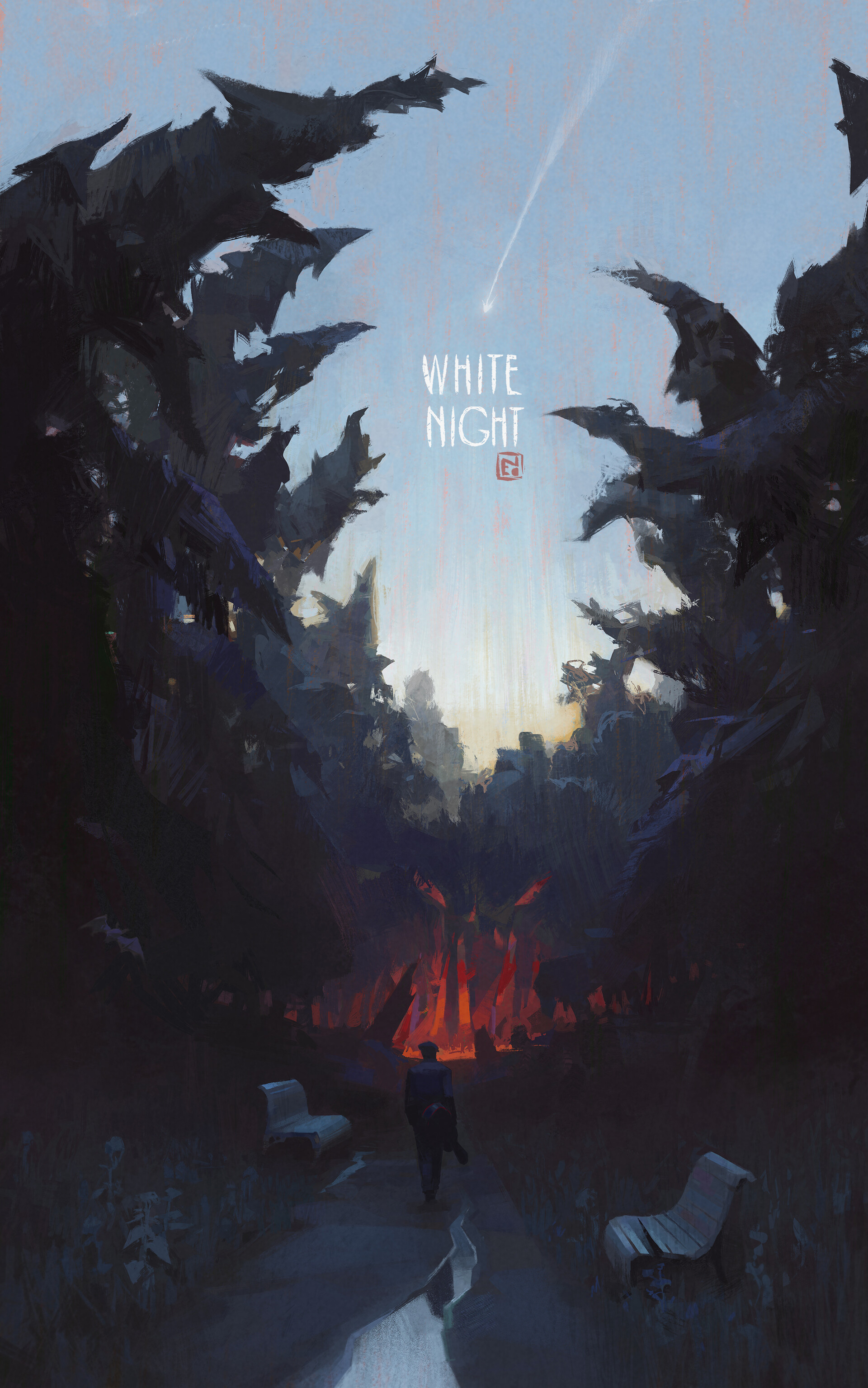 ArtStation - Star. White night.