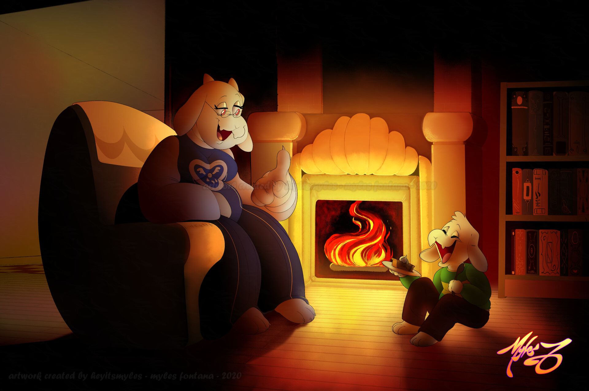 ArtStation - When You Dish Out Bad Jokes & Pie - Undertale 5th ...