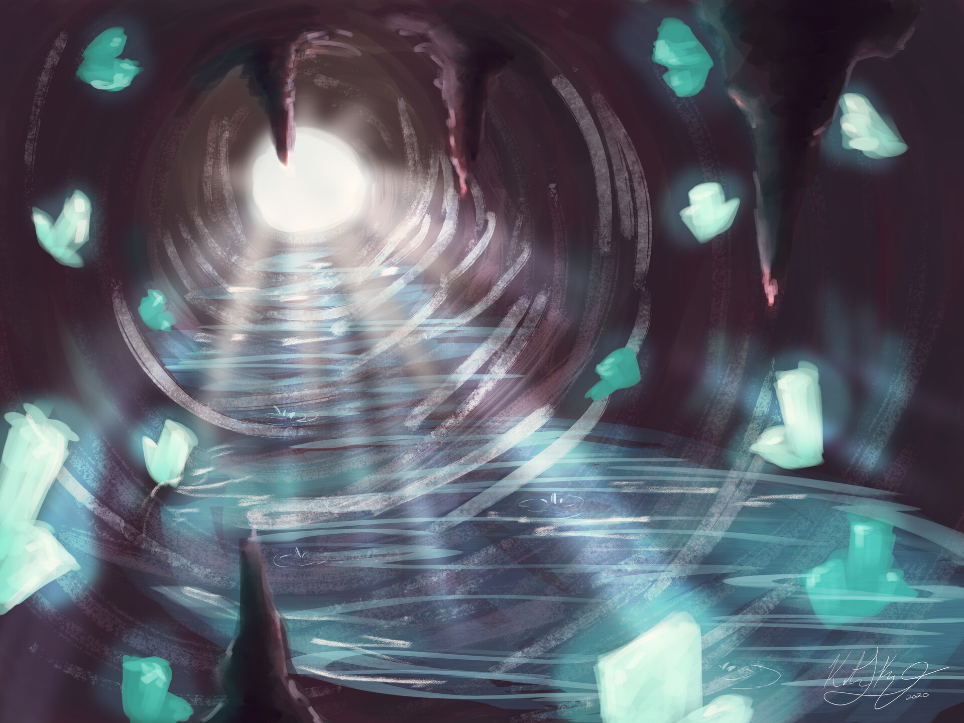 ArtStation - Crystal Cave Environment