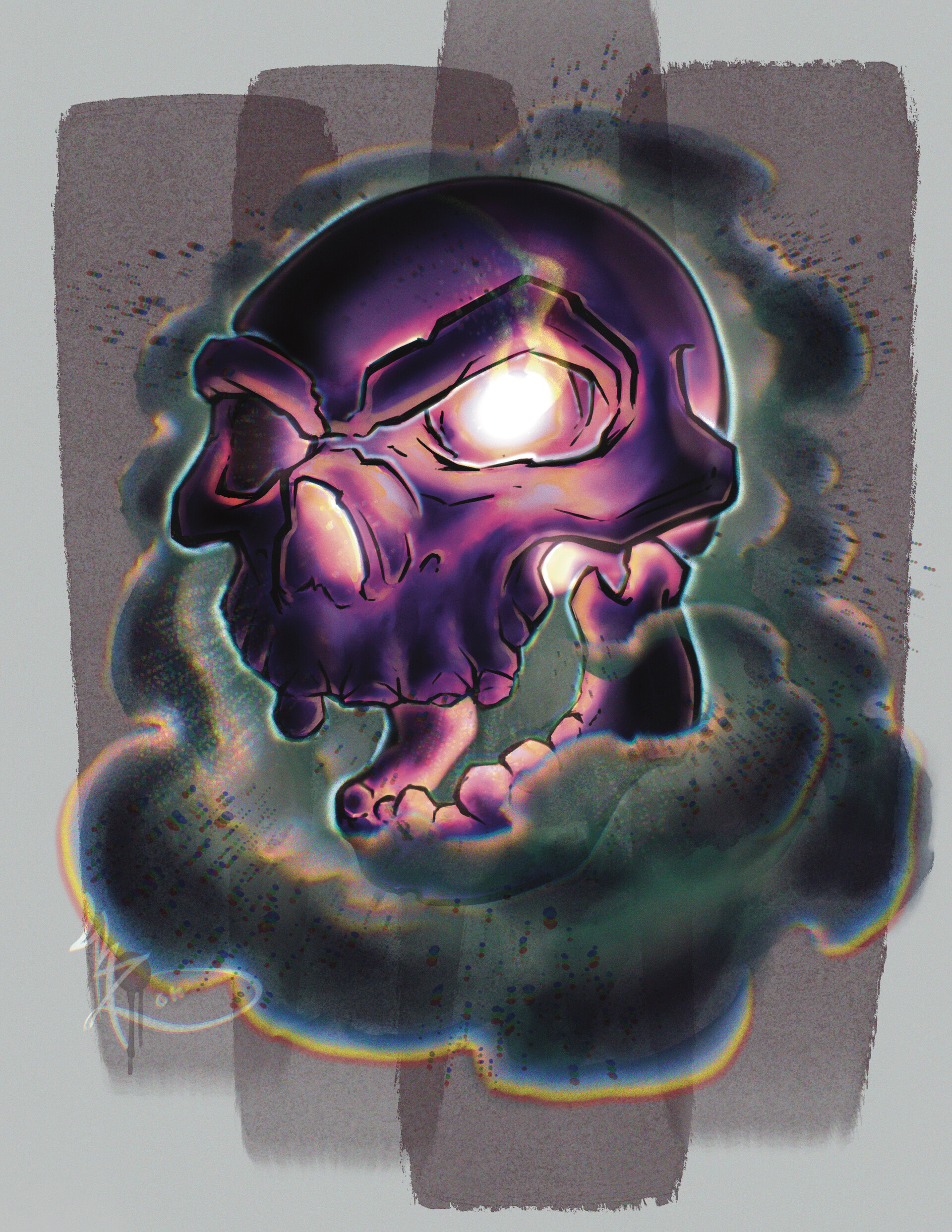 ArtStation - skelly skull