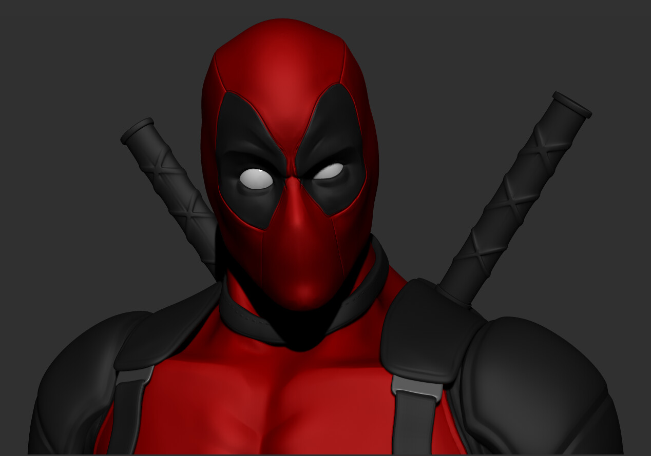 ArtStation - Deadpool bust