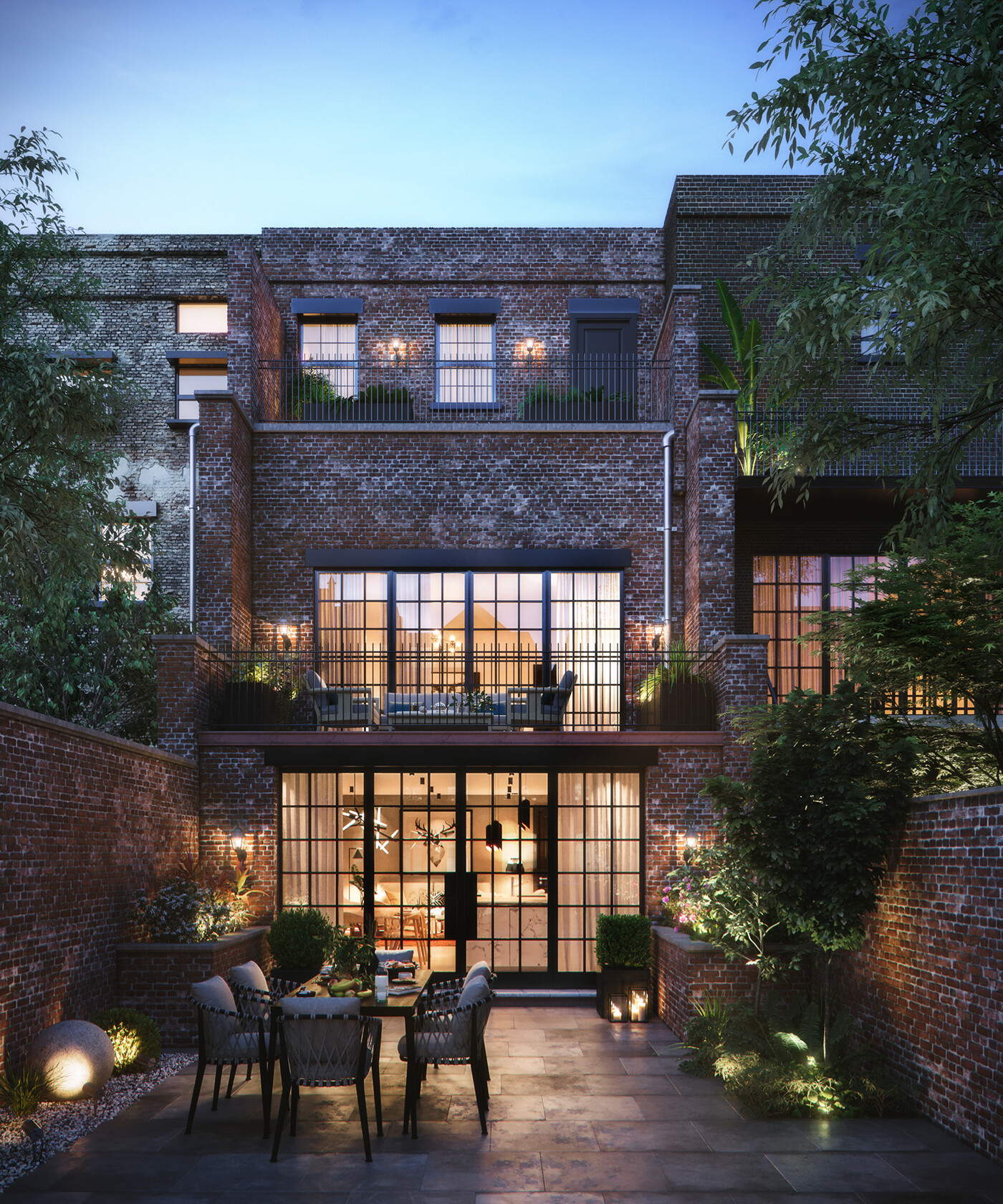 ArtStation - New York Backyard