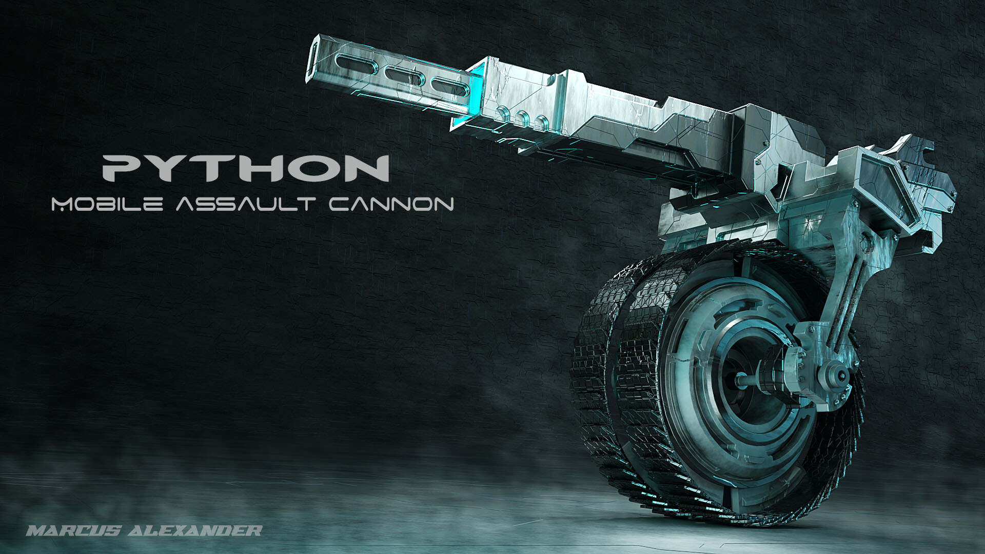 ArtStation - PYTHON Mobile Assault Cannon