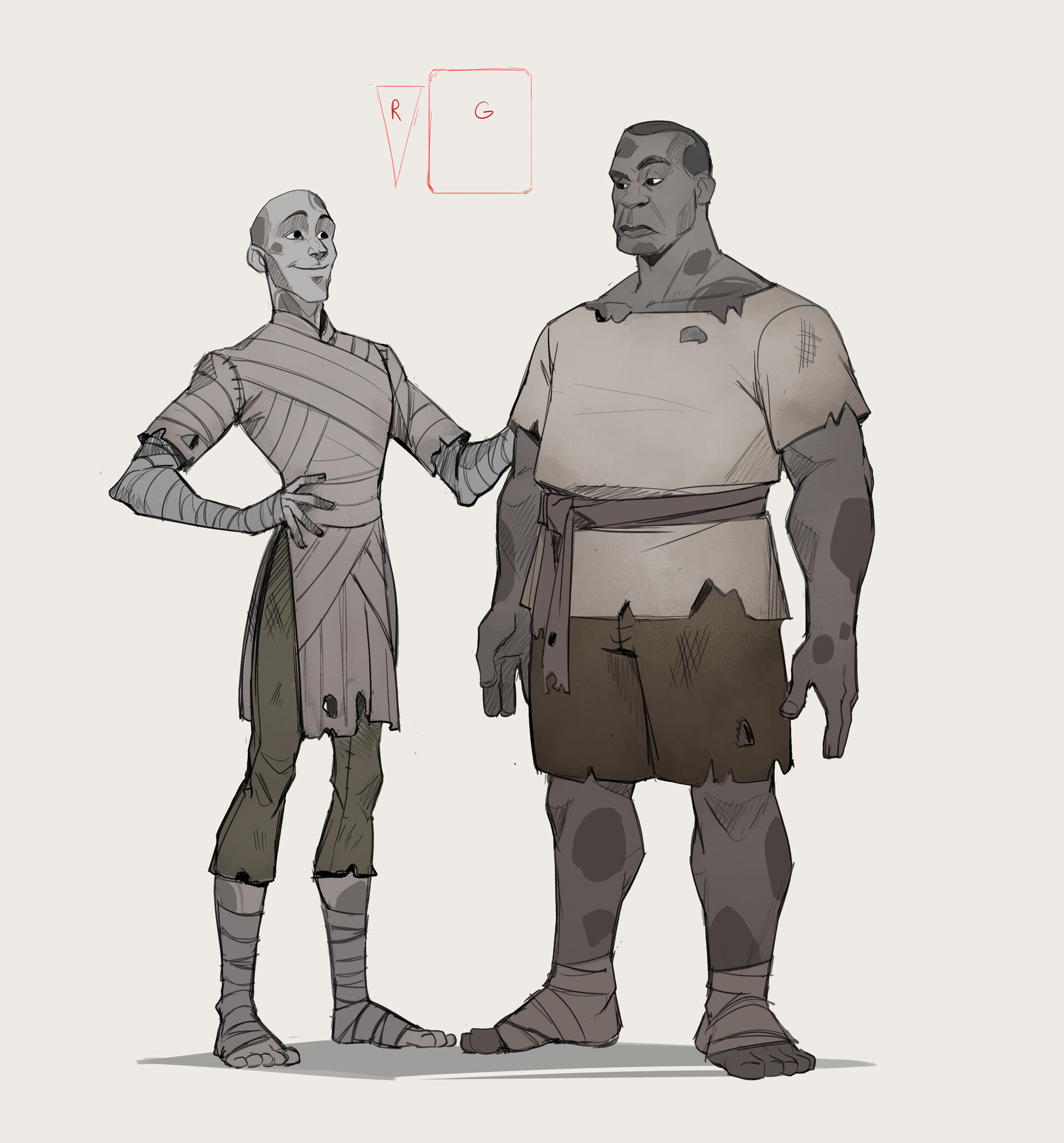 ArtStation - Elantris : The Animated Series - Raoden and Galladon