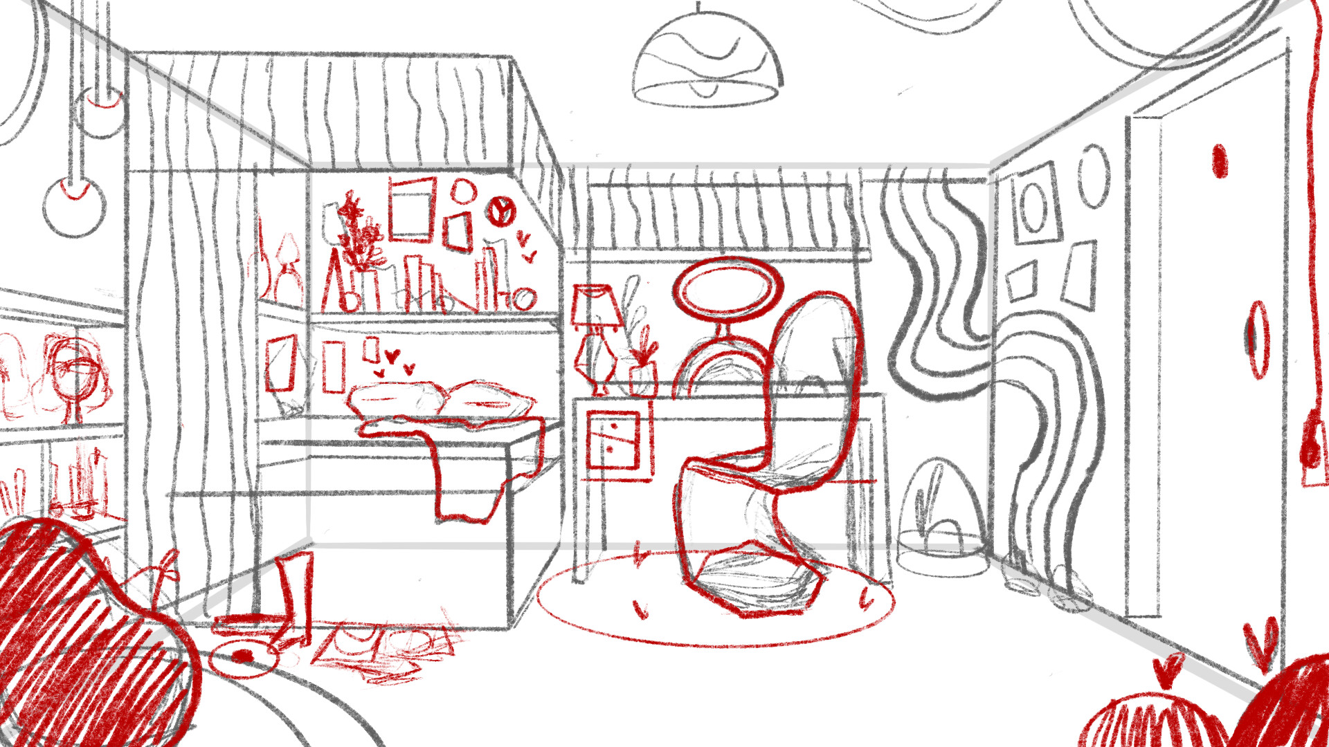 Animation Background Layout Design