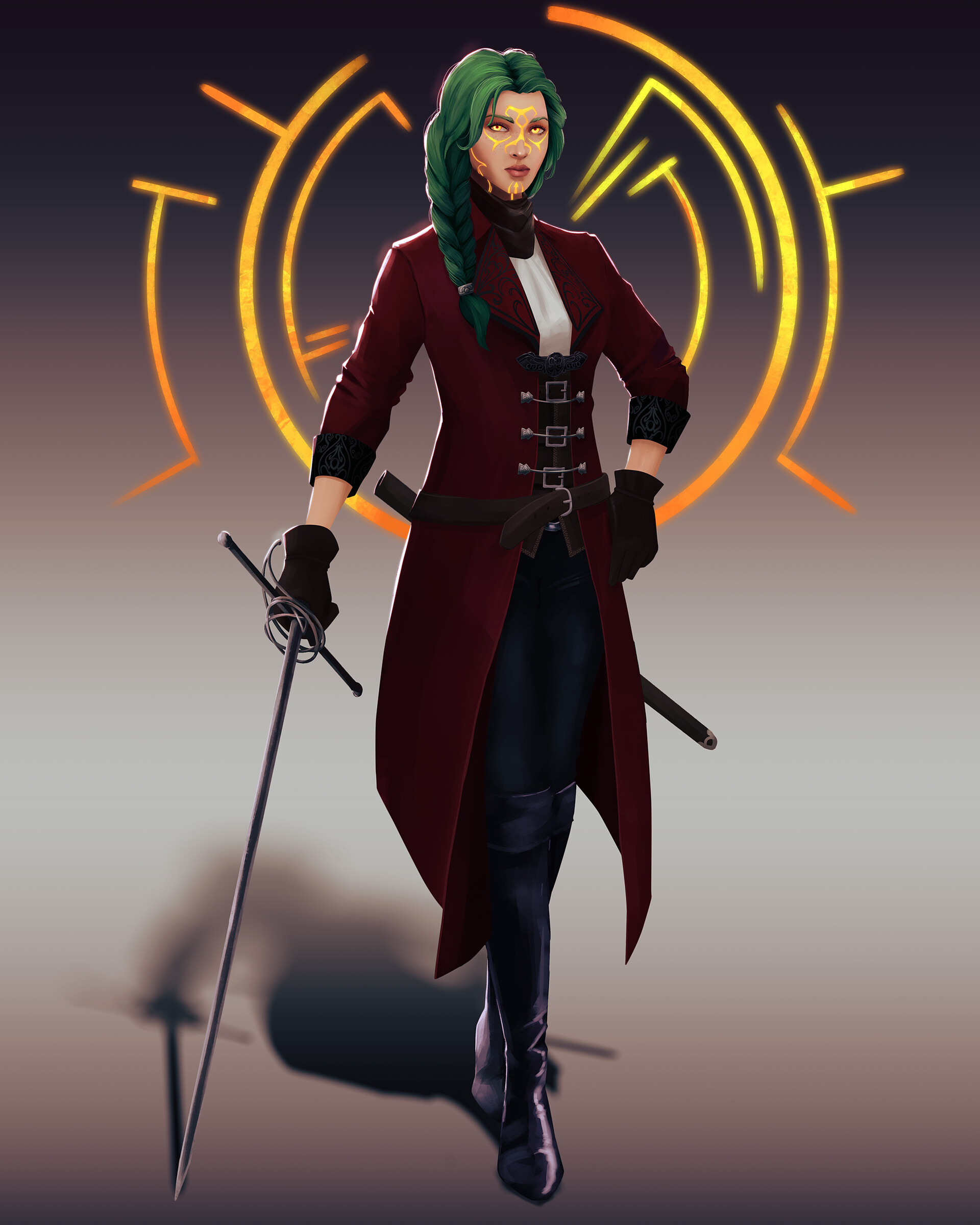 ArtStation - D&D Female Cleric Character Design