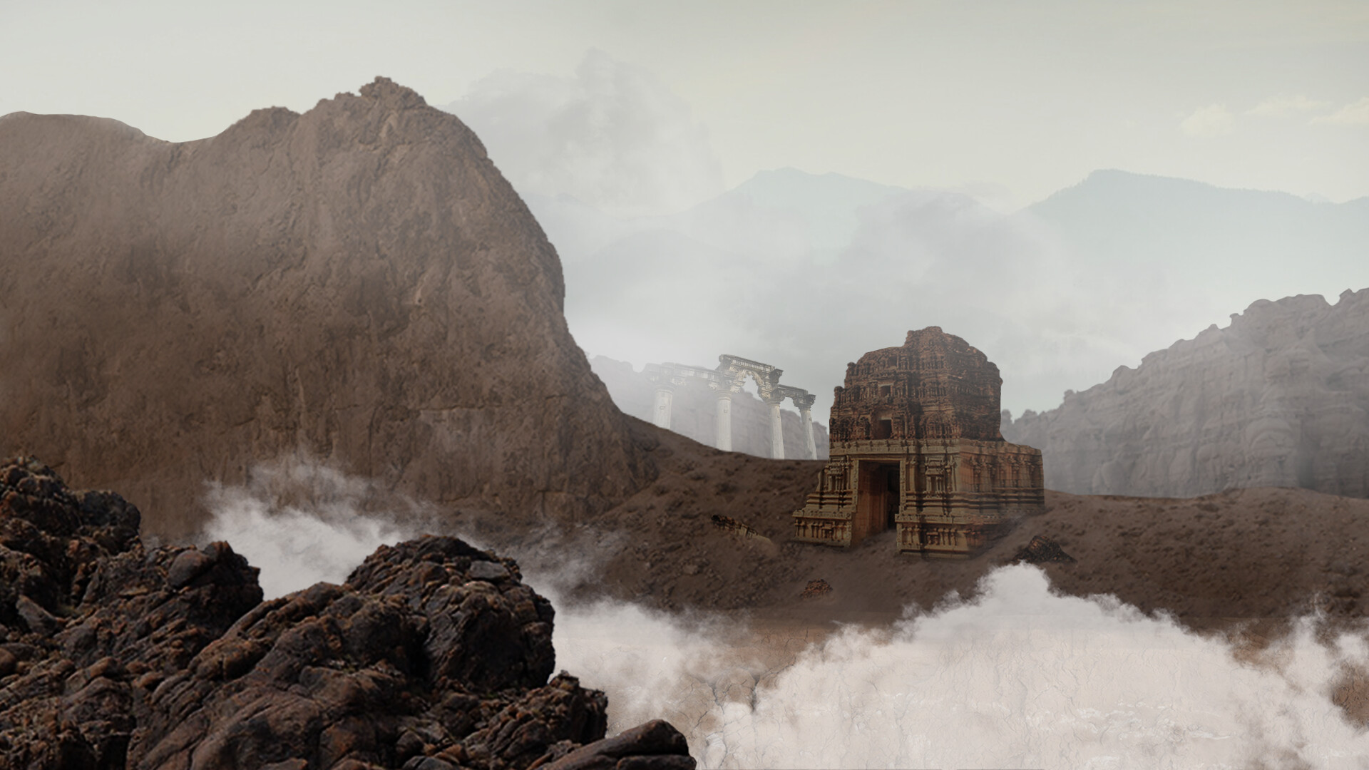 ArtStation - Temple - Photoshop