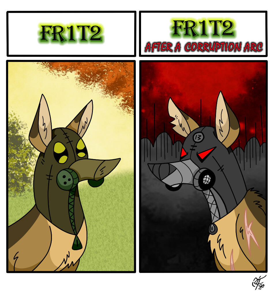 ArtStation - FR1T2 (Corruption Arc Meme)