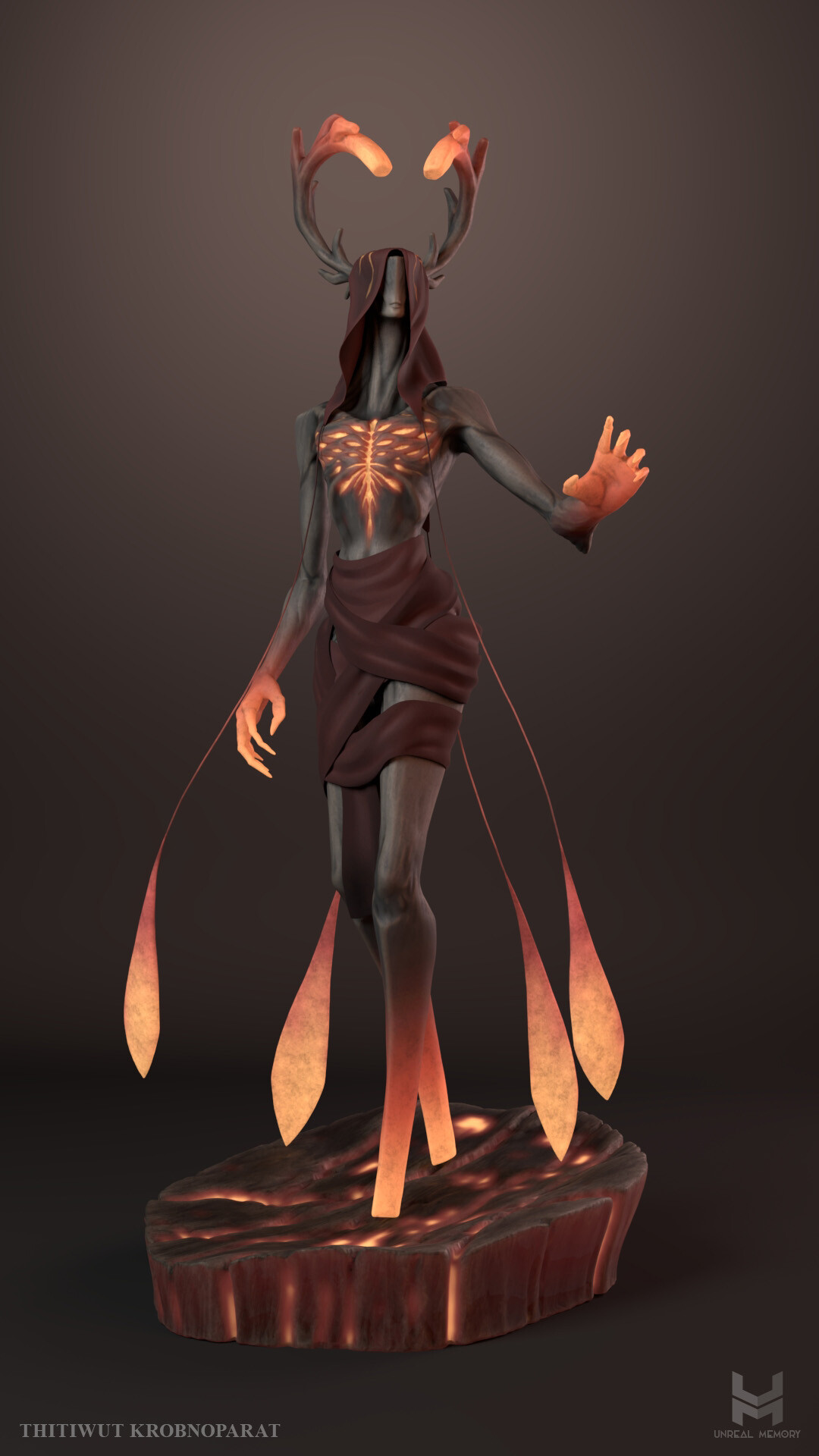 ArtStation - God of the Burnt Forest