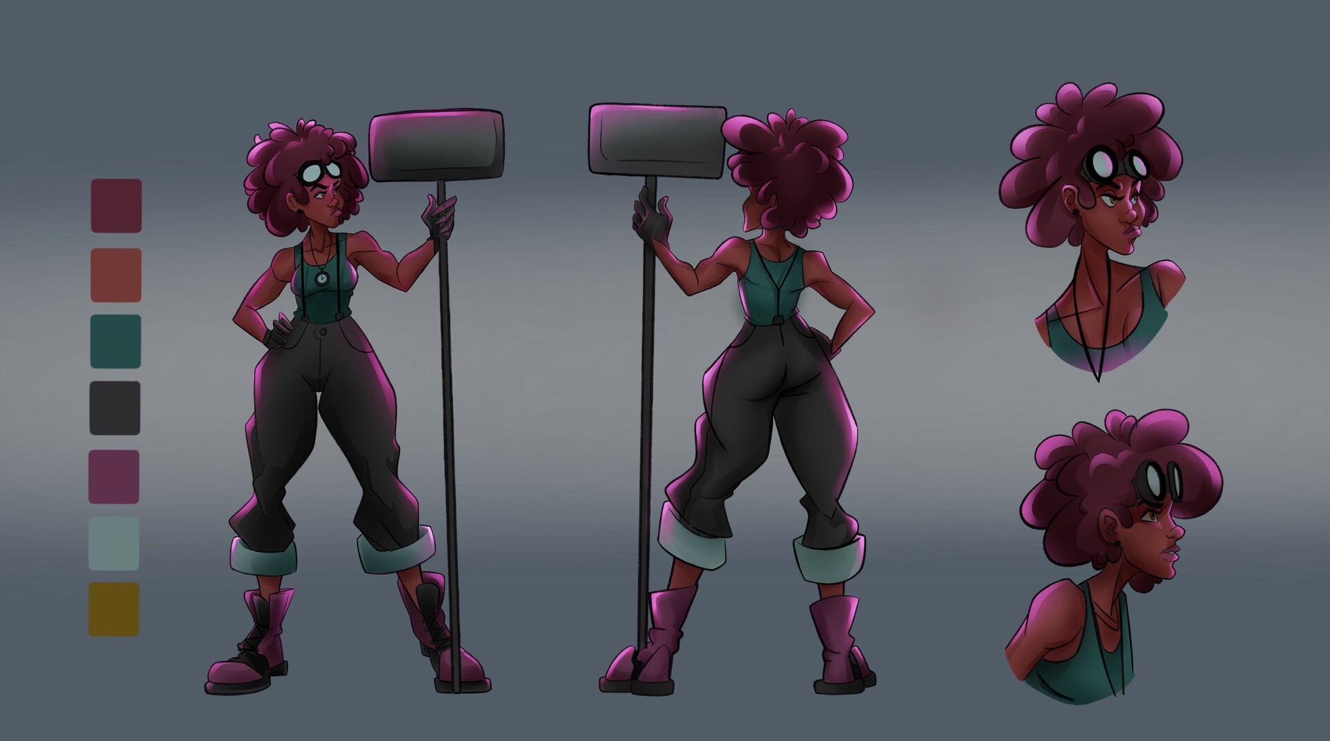 ArtStation - Charlie character sheet
