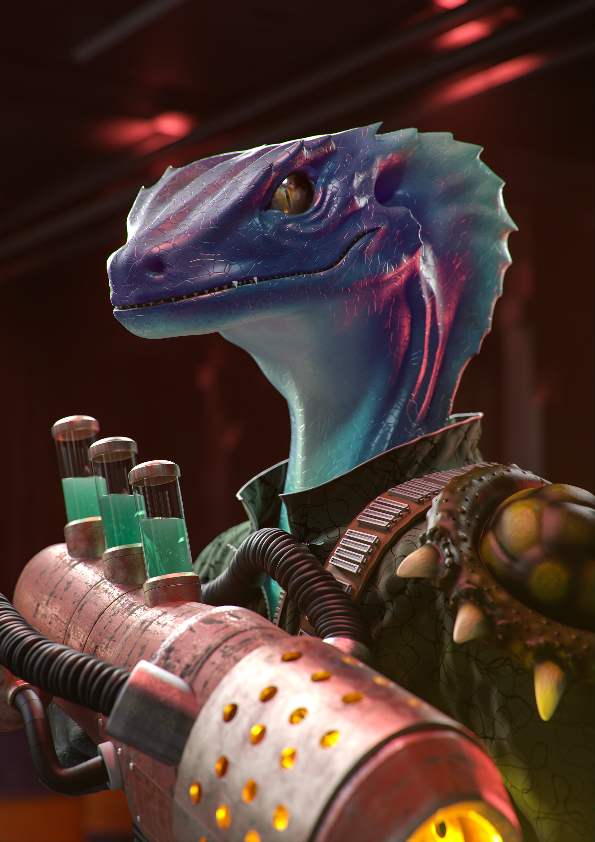 ArtStation - Space lezard