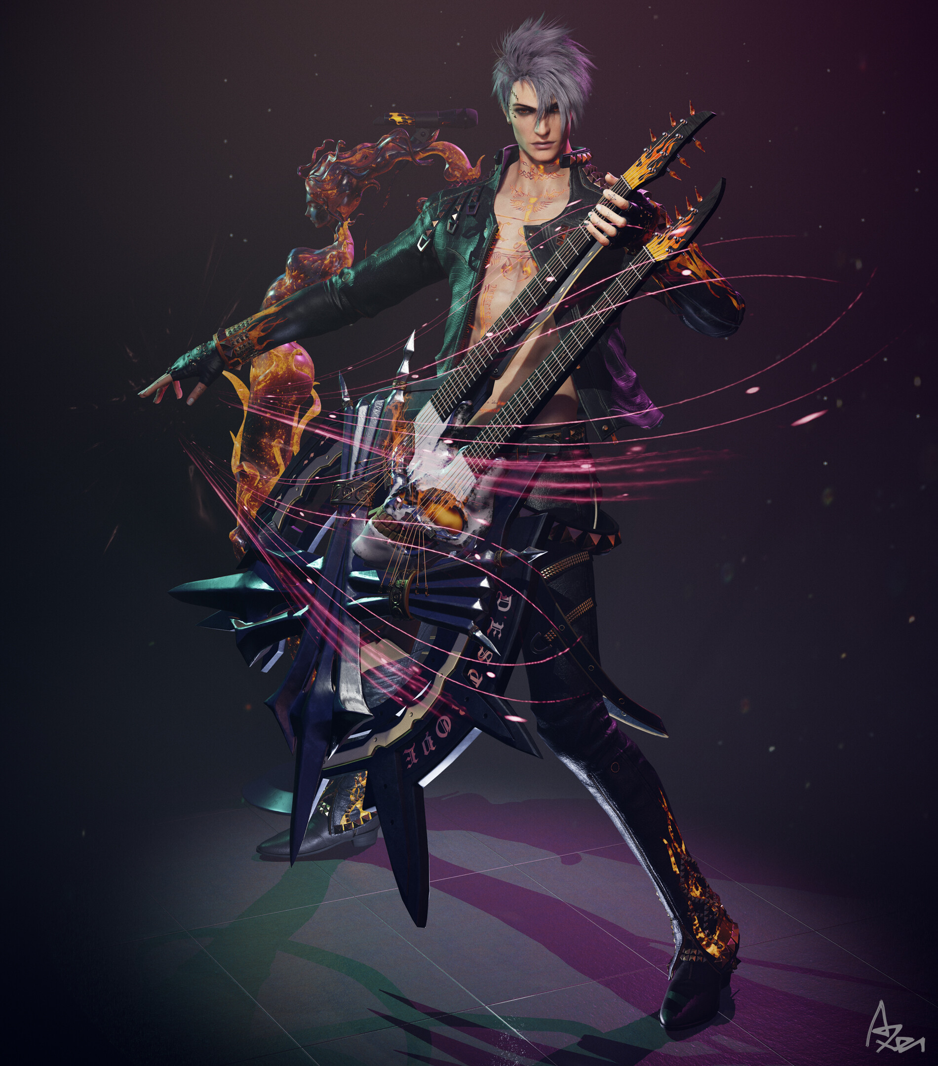 Axen - Guitarist to Destroys Fate - Elsid