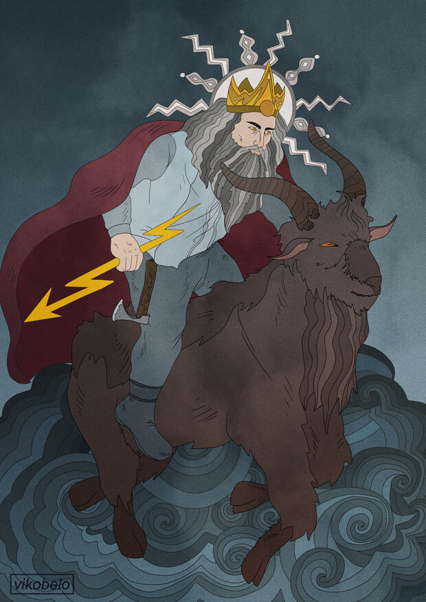 ArtStation - Perkūnas (God of Thunder)