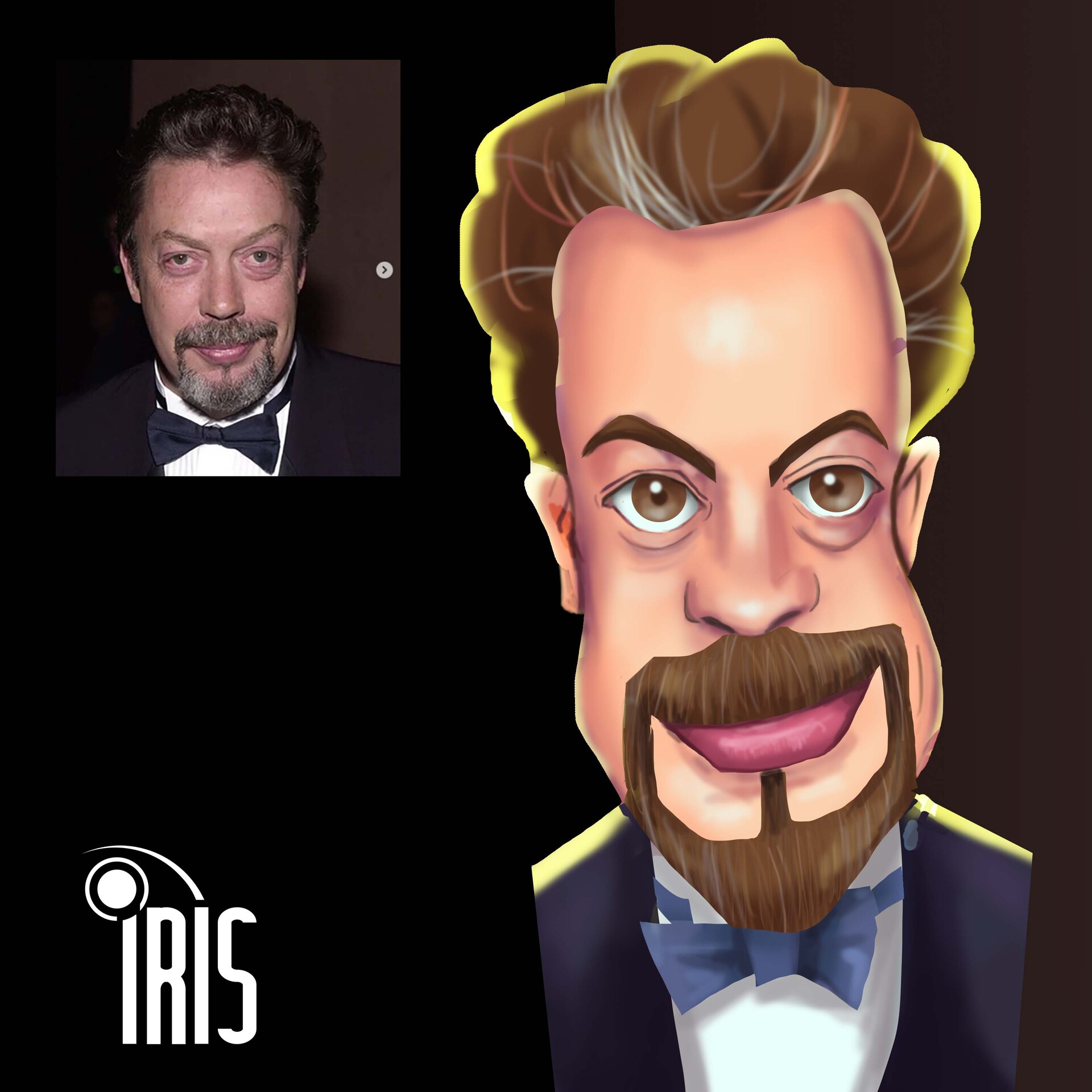 ArtStation - caricature of tim curry