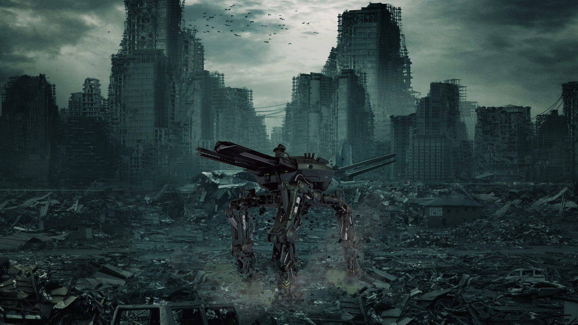 ArtStation - Mech War.