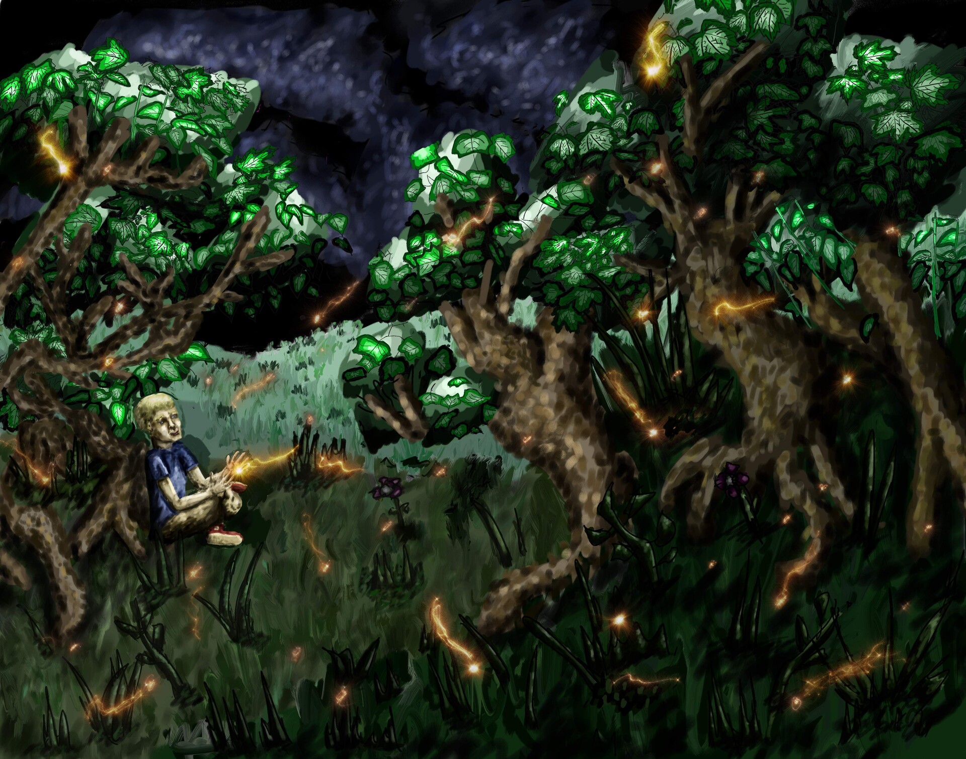 ArtStation - Firefly Forest